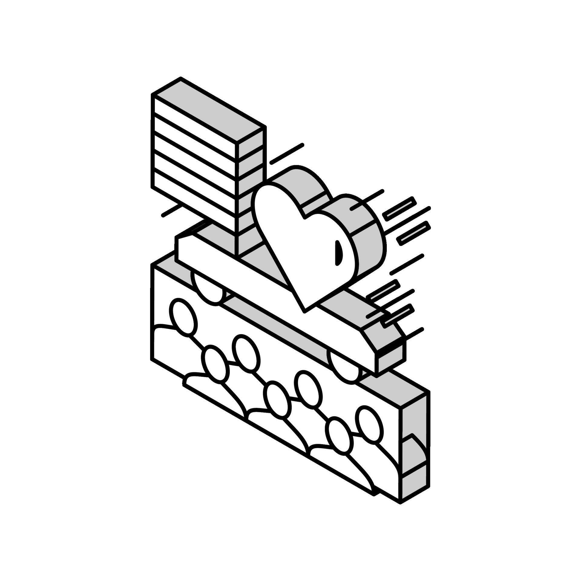 Lgbt Lesbian And Gay Parade Isometric Icon Vector Illustration 39313461