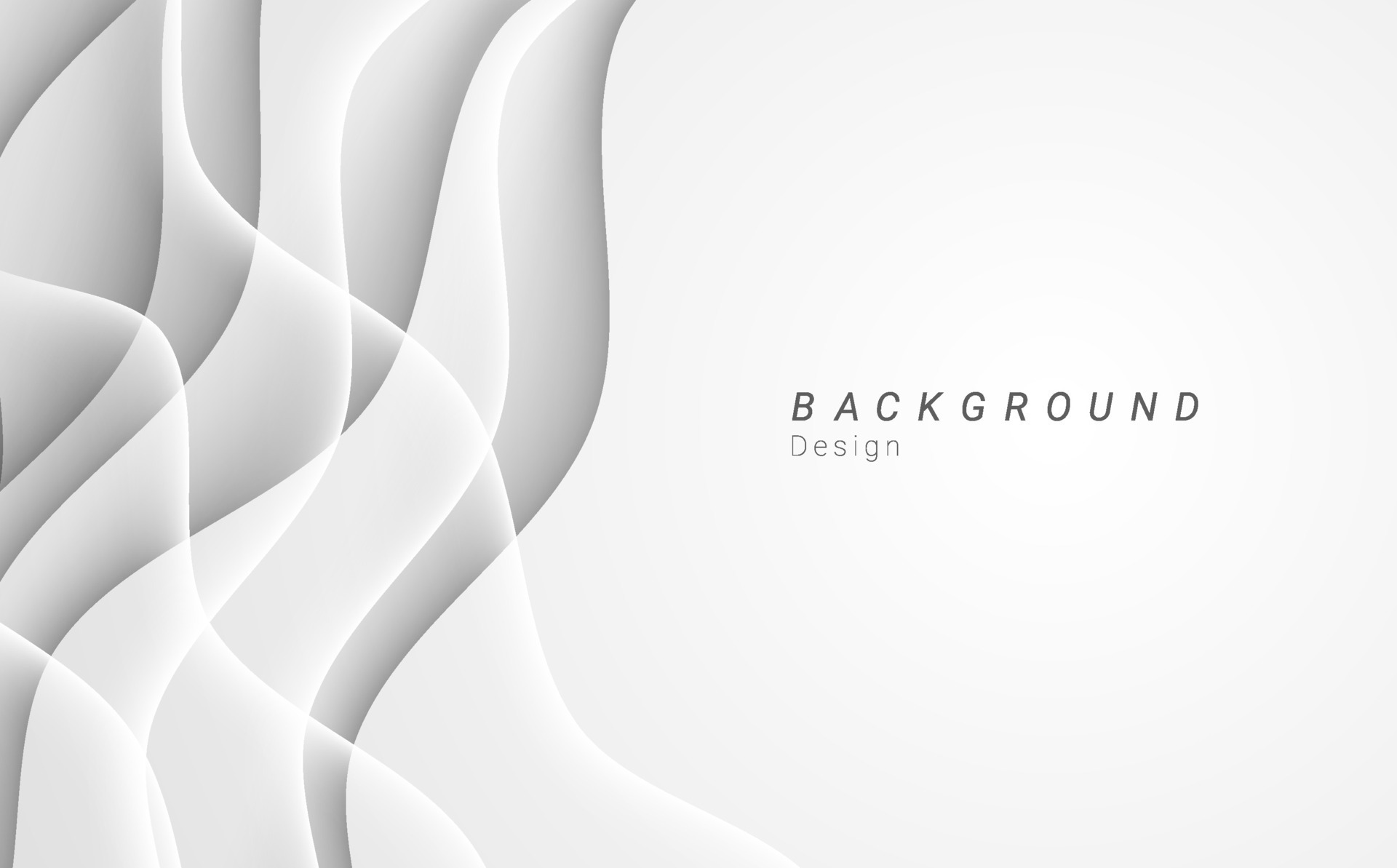 White wave layer overlay abstract background design 39316965 Vector Art ...