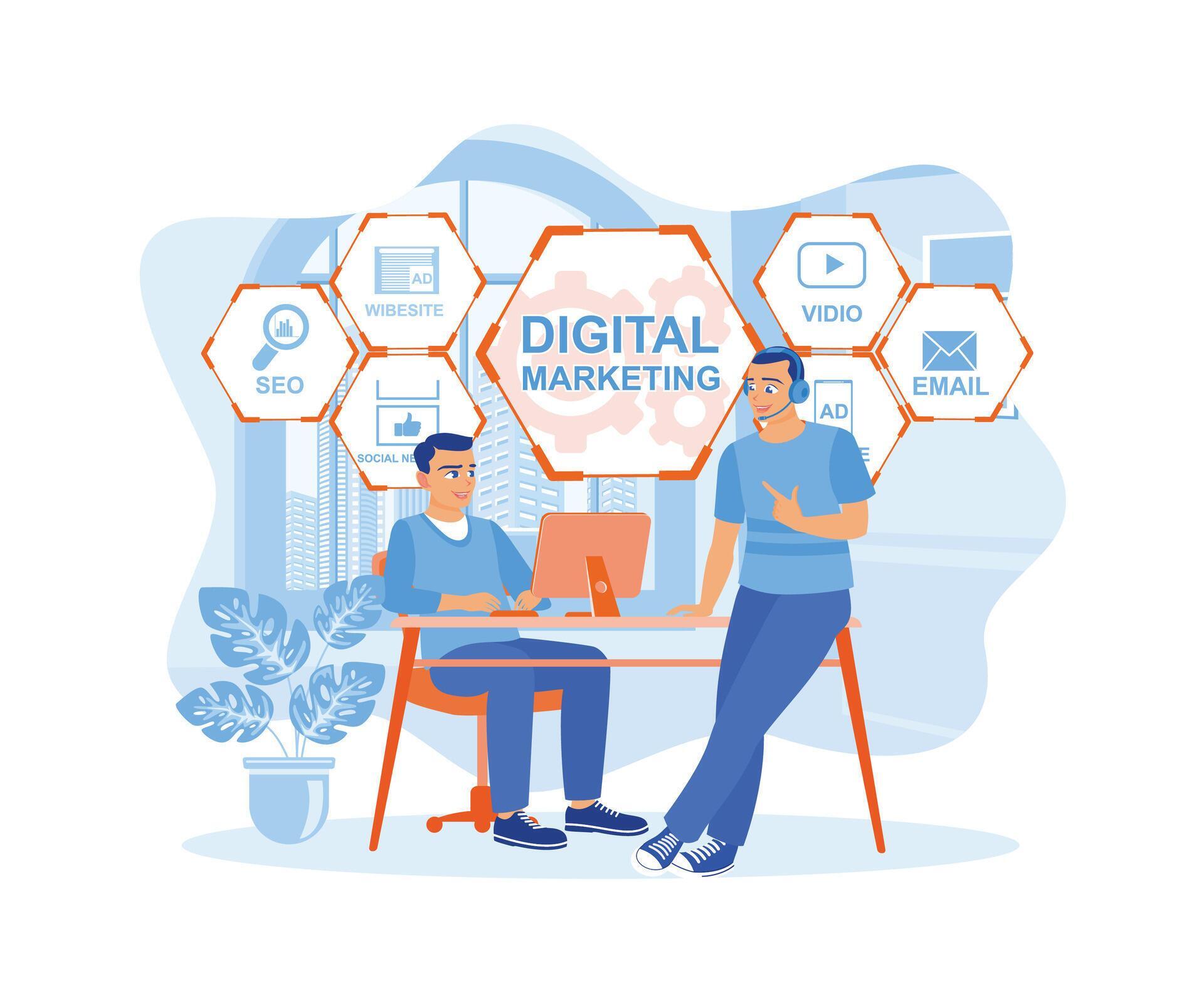 Computer programmer and manager. Digital marketing media website ...