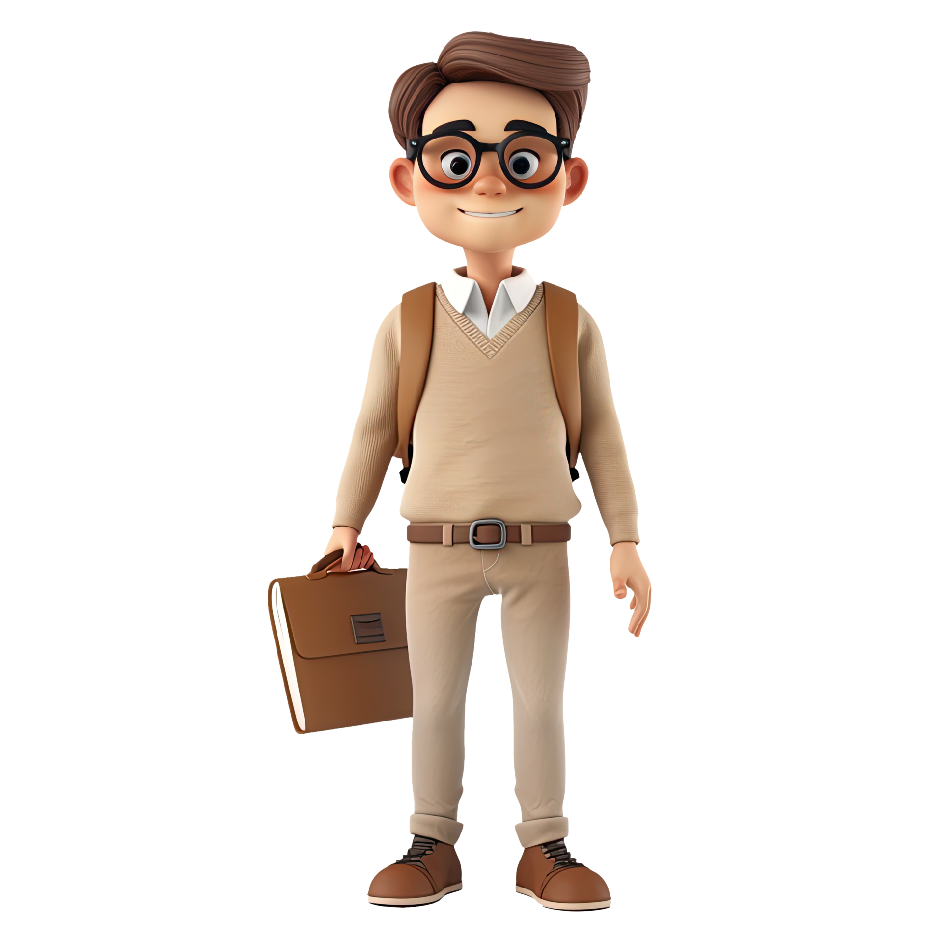 AI generated 3D Cute cartoon male teacher character 39324541 PNG AI generated 3D Cute cartoon male teacher character 39324541 PNG