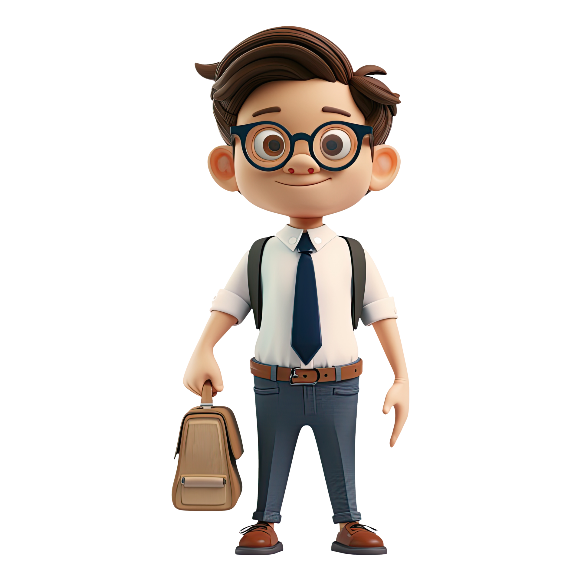 AI generated 3D Cute cartoon male teacher character 39324546 PNG AI generated 3D Cute cartoon male teacher character 39324546 PNG