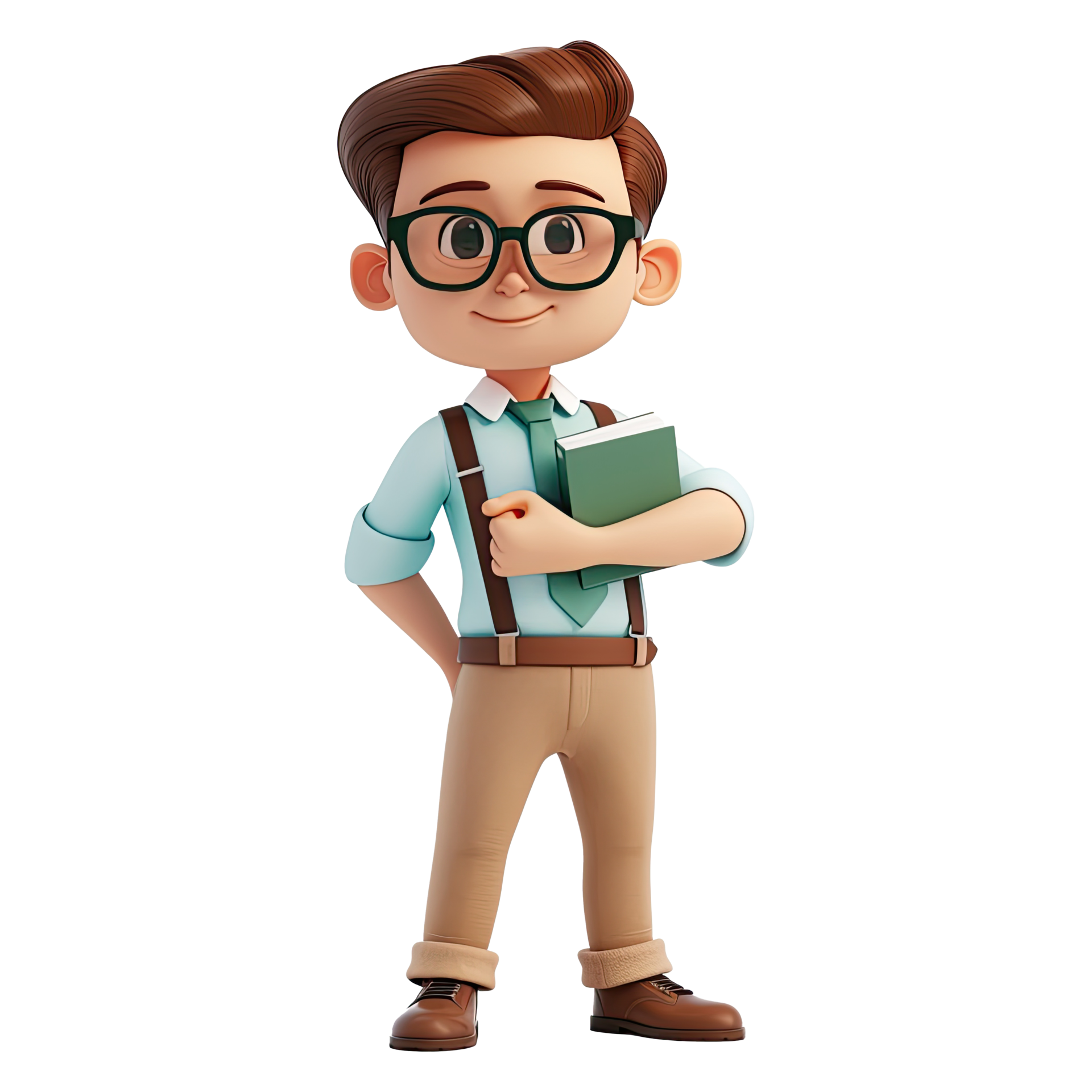 AI generated 3D Cute cartoon male teacher character 39324548 PNG AI generated 3D Cute cartoon male teacher character 39324548 PNG