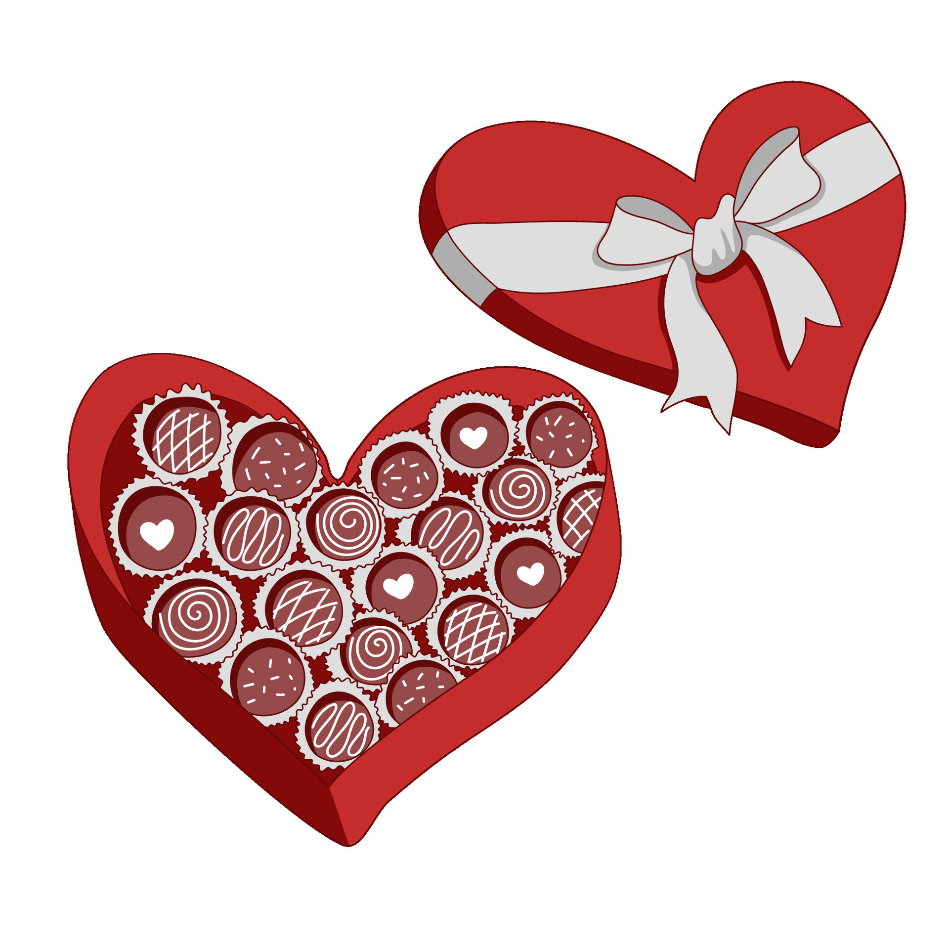 Sweetheart Sweets Chocolate Valentine Clip Art 39325081 Vector Art at ...