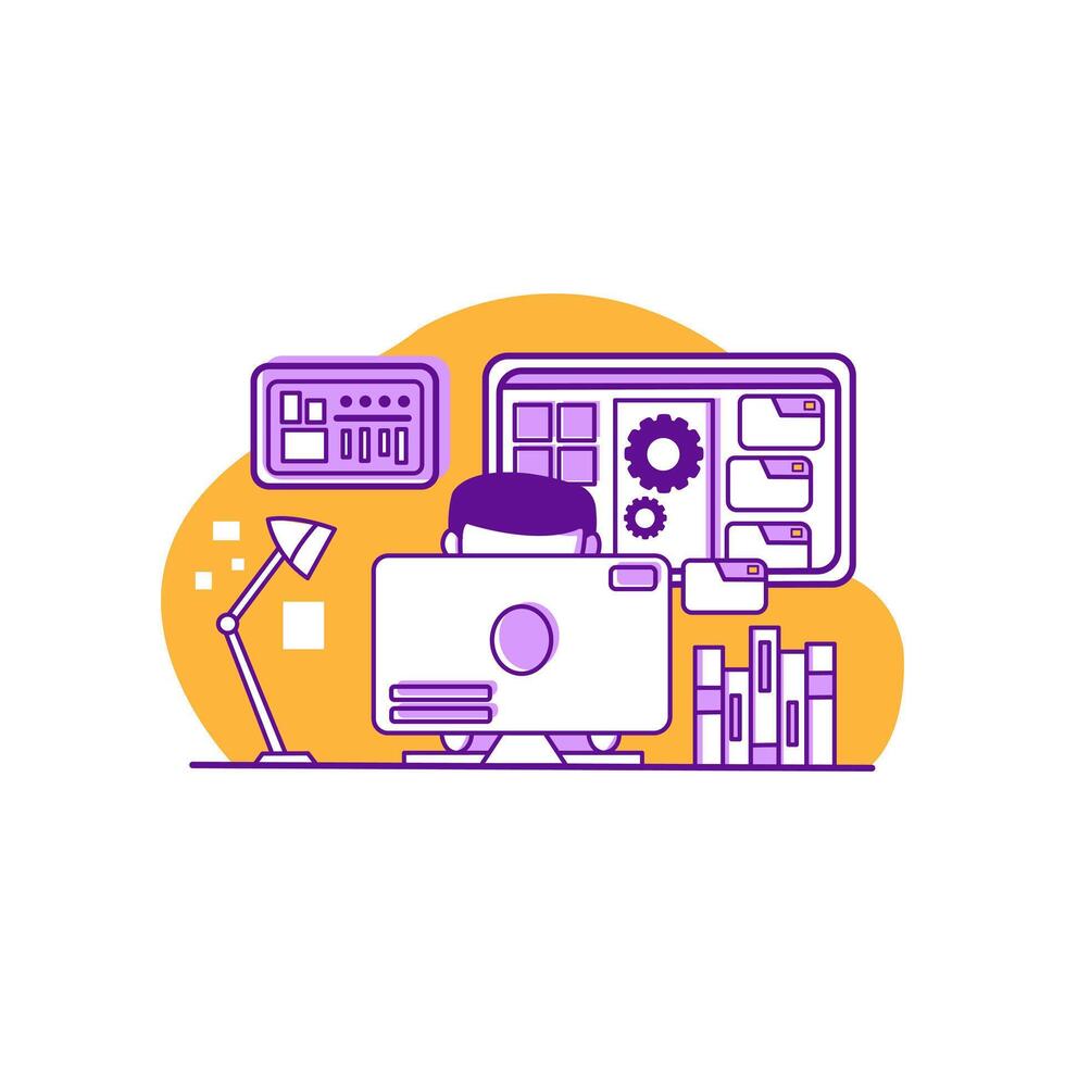 Maintenance Process - Flat Design 39340970 Vector Art at Vecteezy