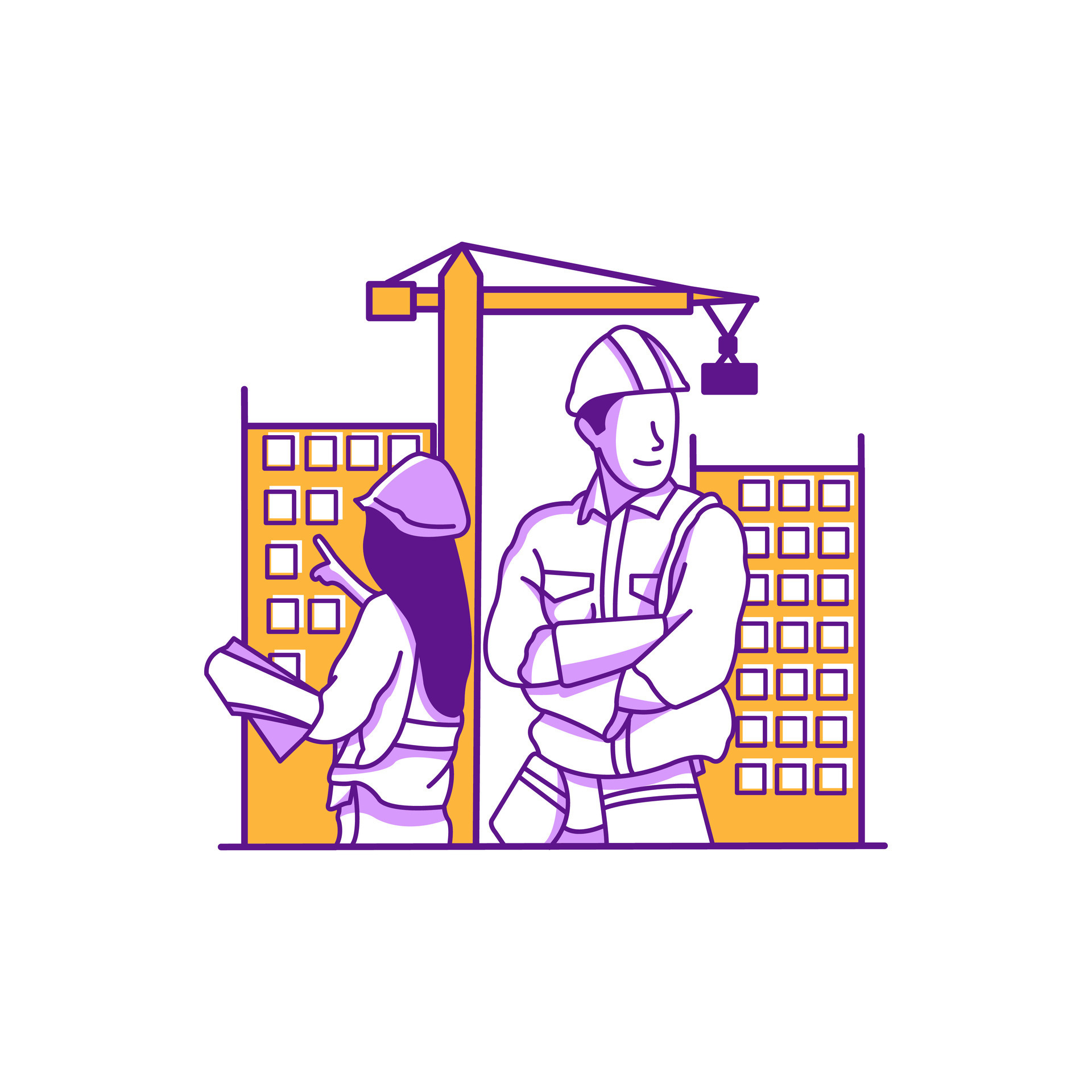 Engineer - Flat Design 39341006 Vector Art at Vecteezy
