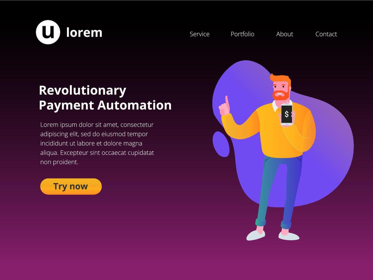 Website page template with illustration 39362047 Vector Art at Vecteezy Website page template with illustration 39362047 Vector Art at Vecteezy