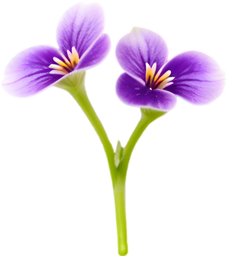AI generated Violet clipart. A cute Violet flower icon. 39367086 PNG