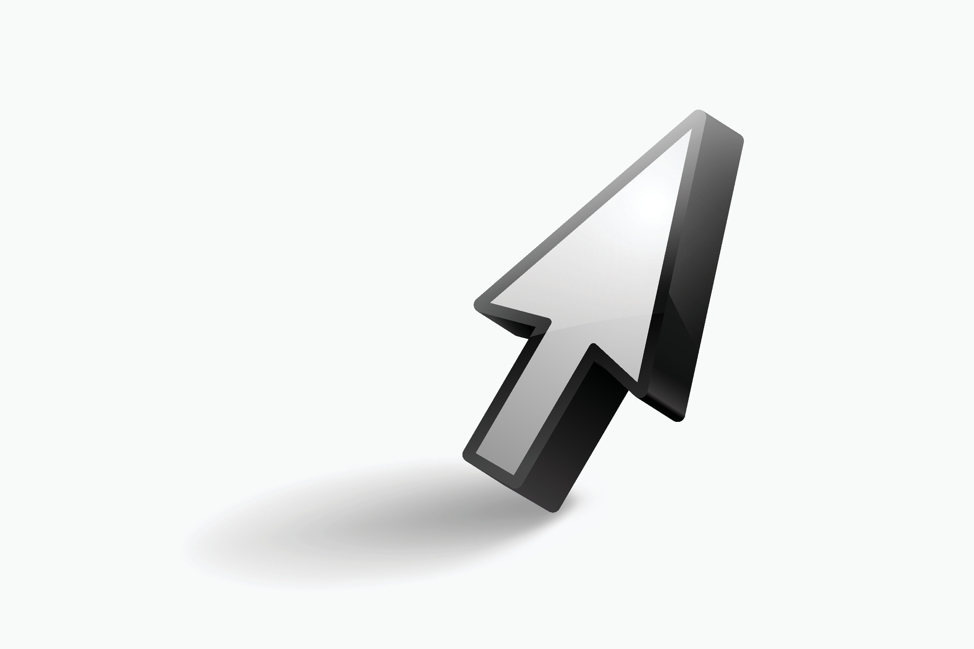 pointer on white 39375007 Vector Art at Vecteezy