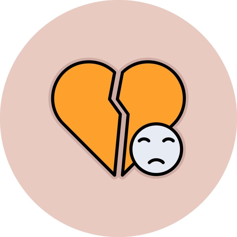 Broken Heart Vector Icon 39387961 Vector Art at Vecteezy Broken Heart Vector Icon 39387961 Vector Art at Vecteezy