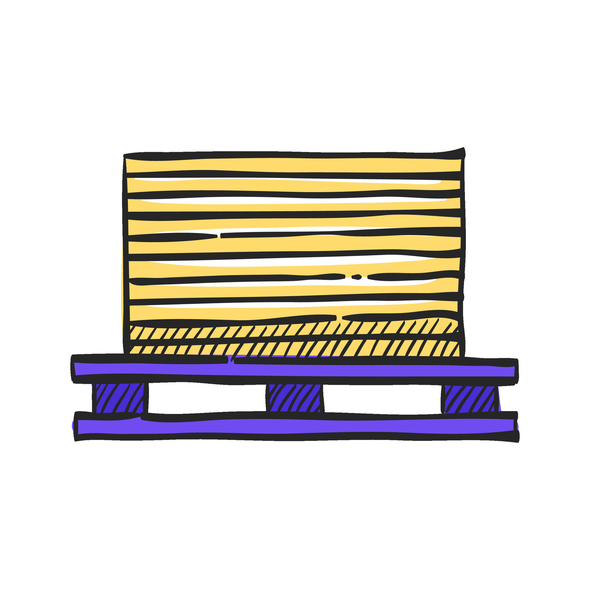 Printing Stack Icon In Hand Drawn Color Vector Illustration 39395755 Vector Art At Vecteezy