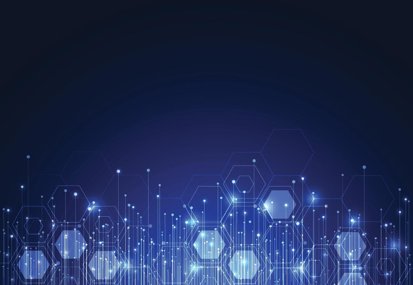 Big Data Visualization Abstract Technology Innovation Communication Concept Digital Blue Design