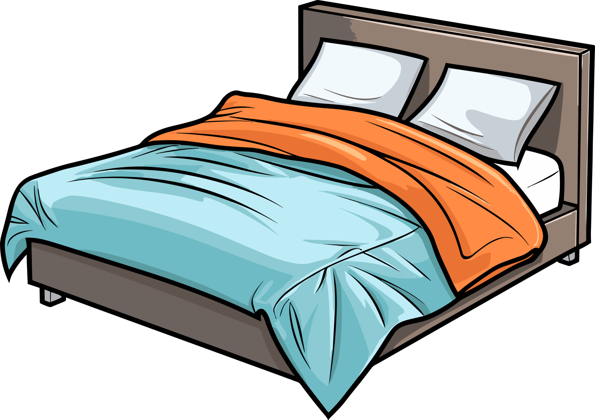 Ai Generated Bed Clipart Design Illustration 39398069 Png