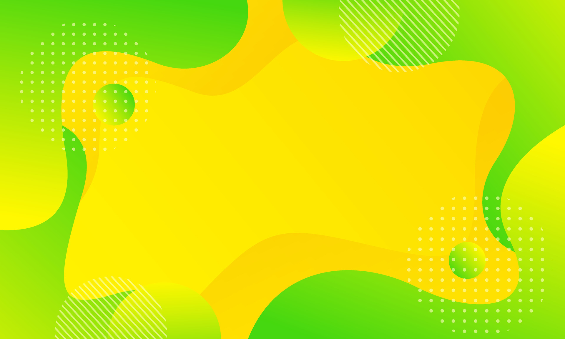 Orange Yellow Gradient Background Design With Gradient Green Liquid