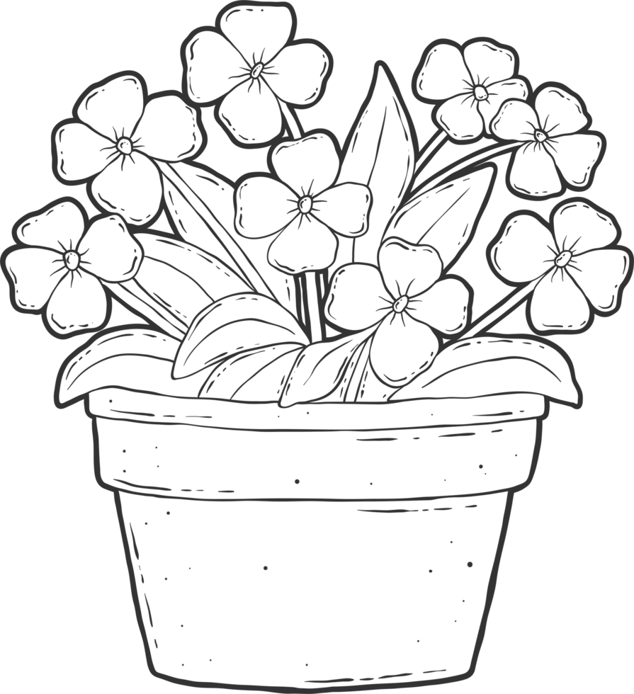 Ai Generated Flower In Pot Clipart Design Illustration 39398943 Png