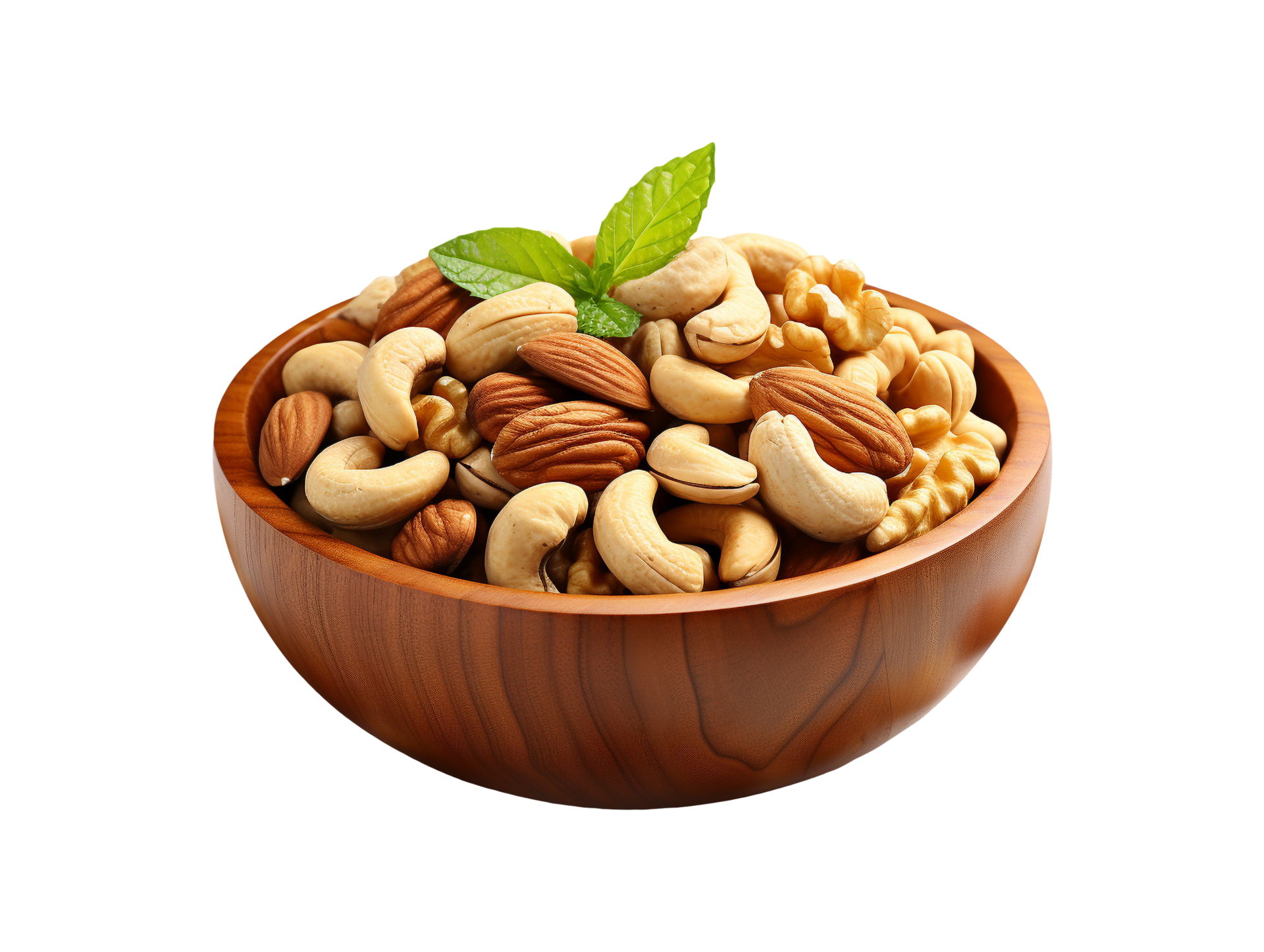 AI generated A bowl of nuts png file 39400139 PNG