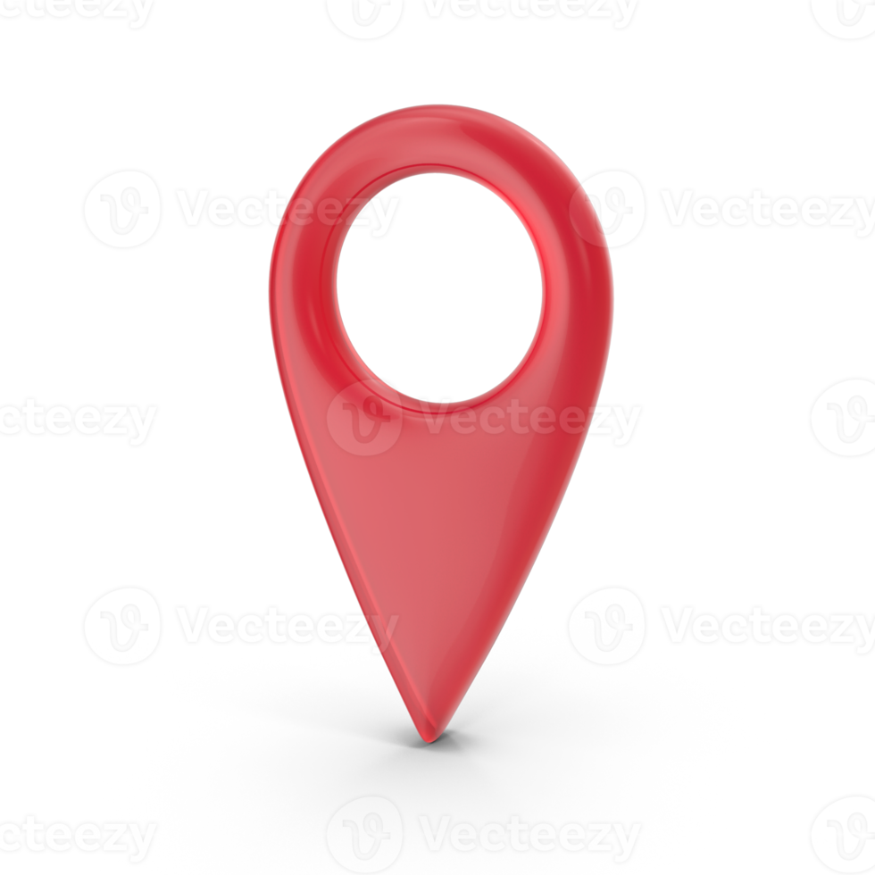 3d Rendering Realistic Location Map Pin Gps Pointer Markers Gps Location Symbol Maps And