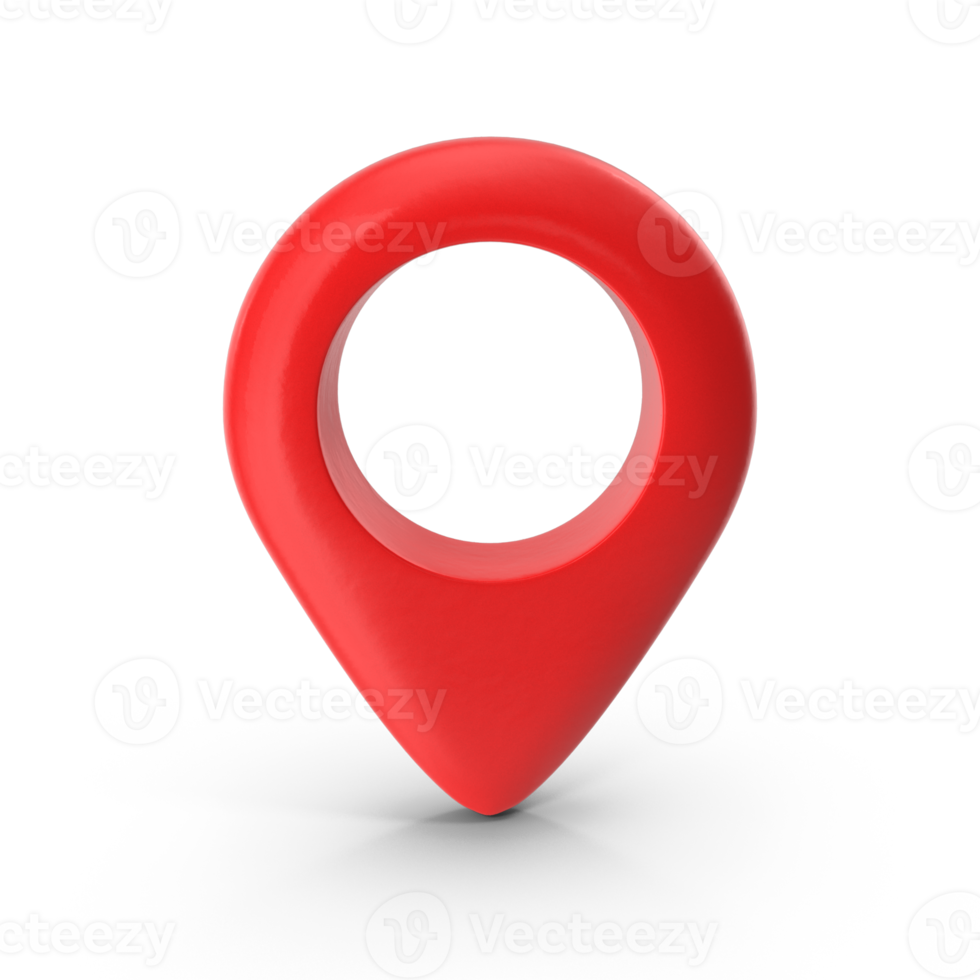 3d Rendering Realistic Location Map Pin Gps Pointer Markers Gps Location Symbol Maps And