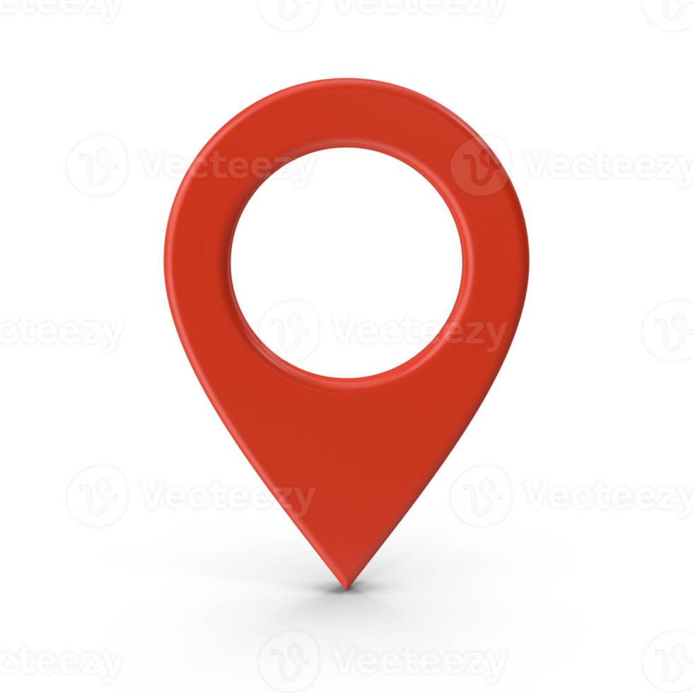 3d Rendering Realistic Location Map Pin Gps Pointer Markers Gps Location Symbol Maps And