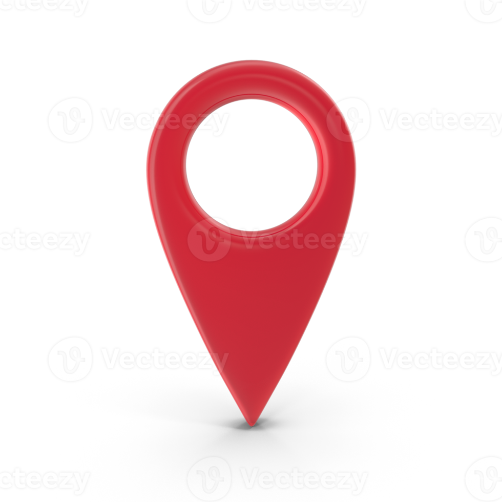 3d Rendering Realistic Location Map Pin Gps Pointer Markers Gps Location Symbol Maps And