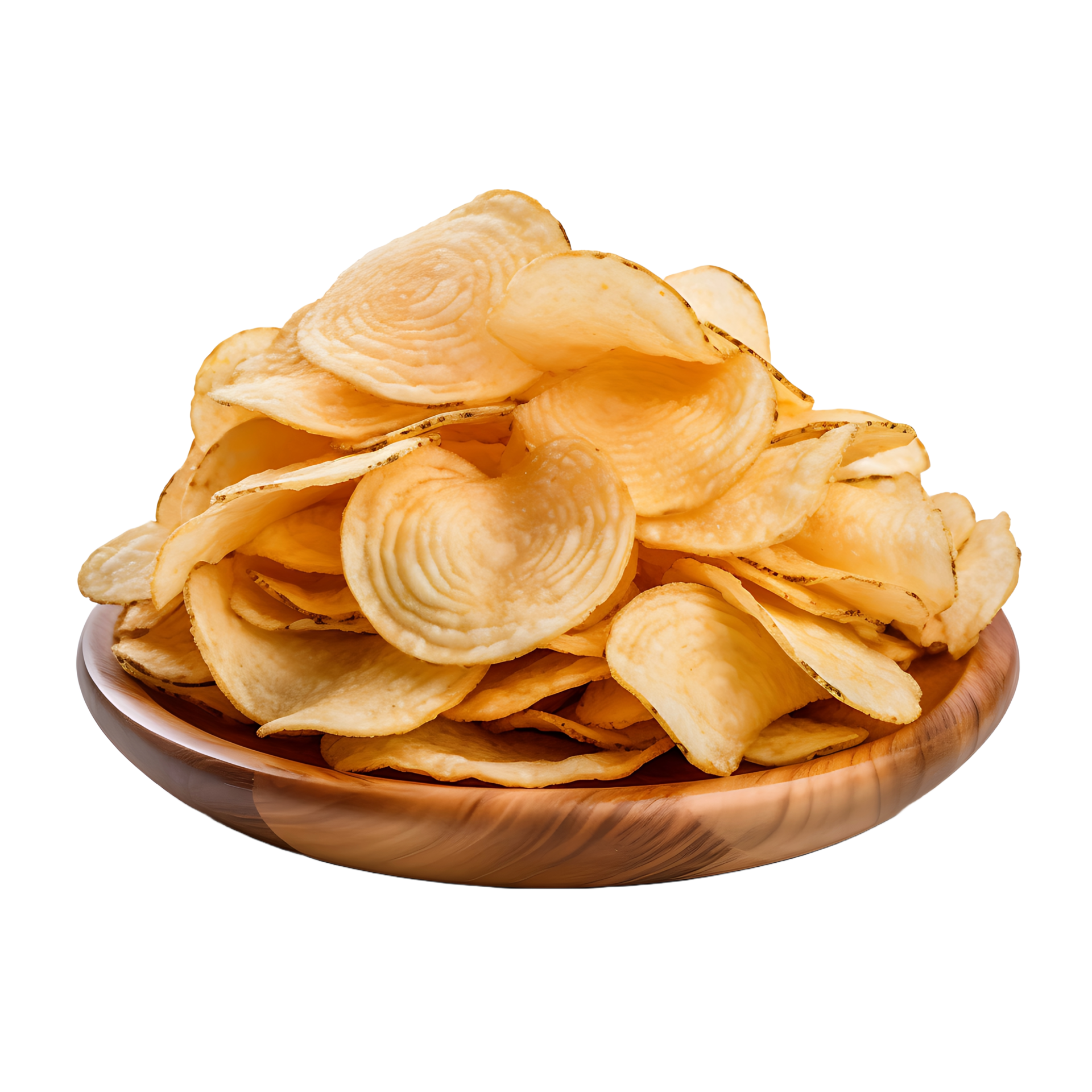 AI generated Clear Chips Imagery, High Quality Visuals for Professional Culinary Presentations ...