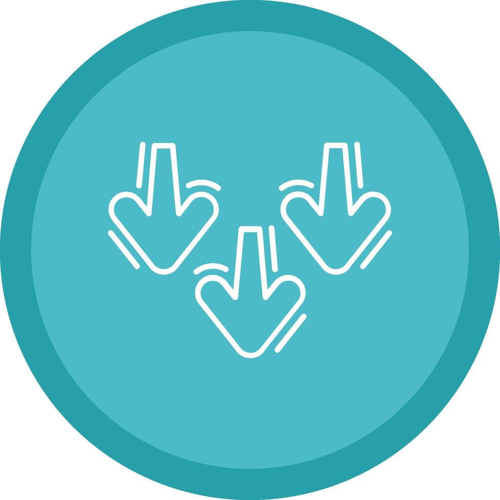 Decrease Flat Circle Multicolor Design Icon 39412889 Vector Art at Vecteezy