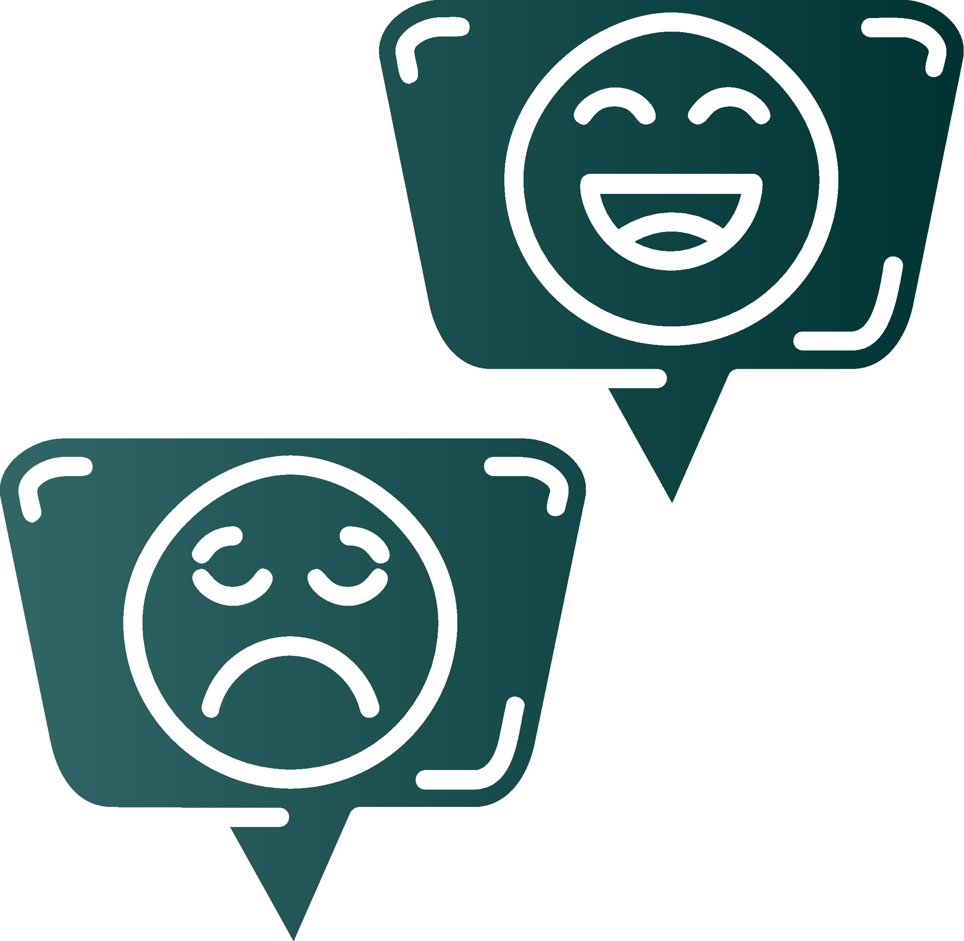 Emojis Glyph Gradient Green Icon 39418468 Vector Art at Vecteezy