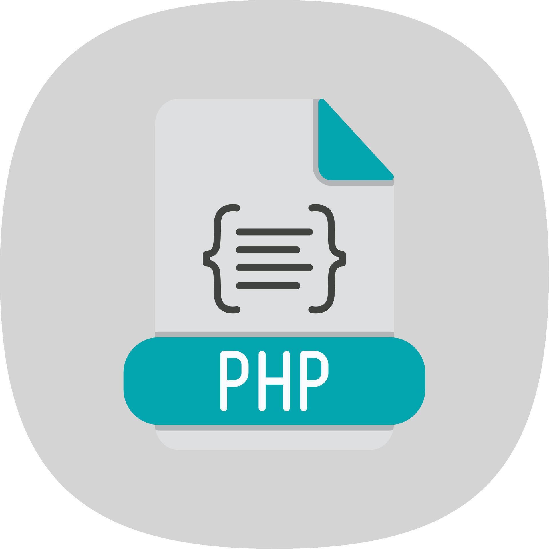 Php Flat Curve Icon 39424035 Vector Art at Vecteezy