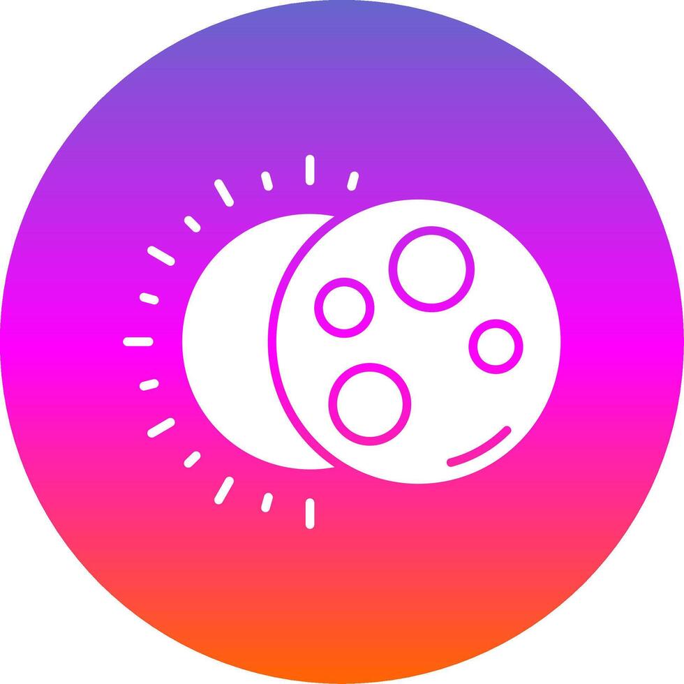 Eclipse Glyph Gradient Circle Icon 39426115 Vector Art at Vecteezy