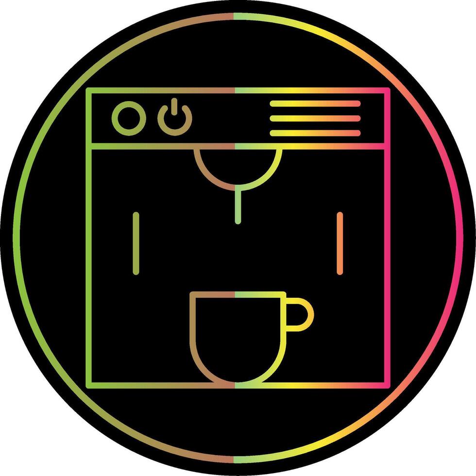 Coffe Maker Line Gradient Due Color Icon 39426491 Vector Art at Vecteezy