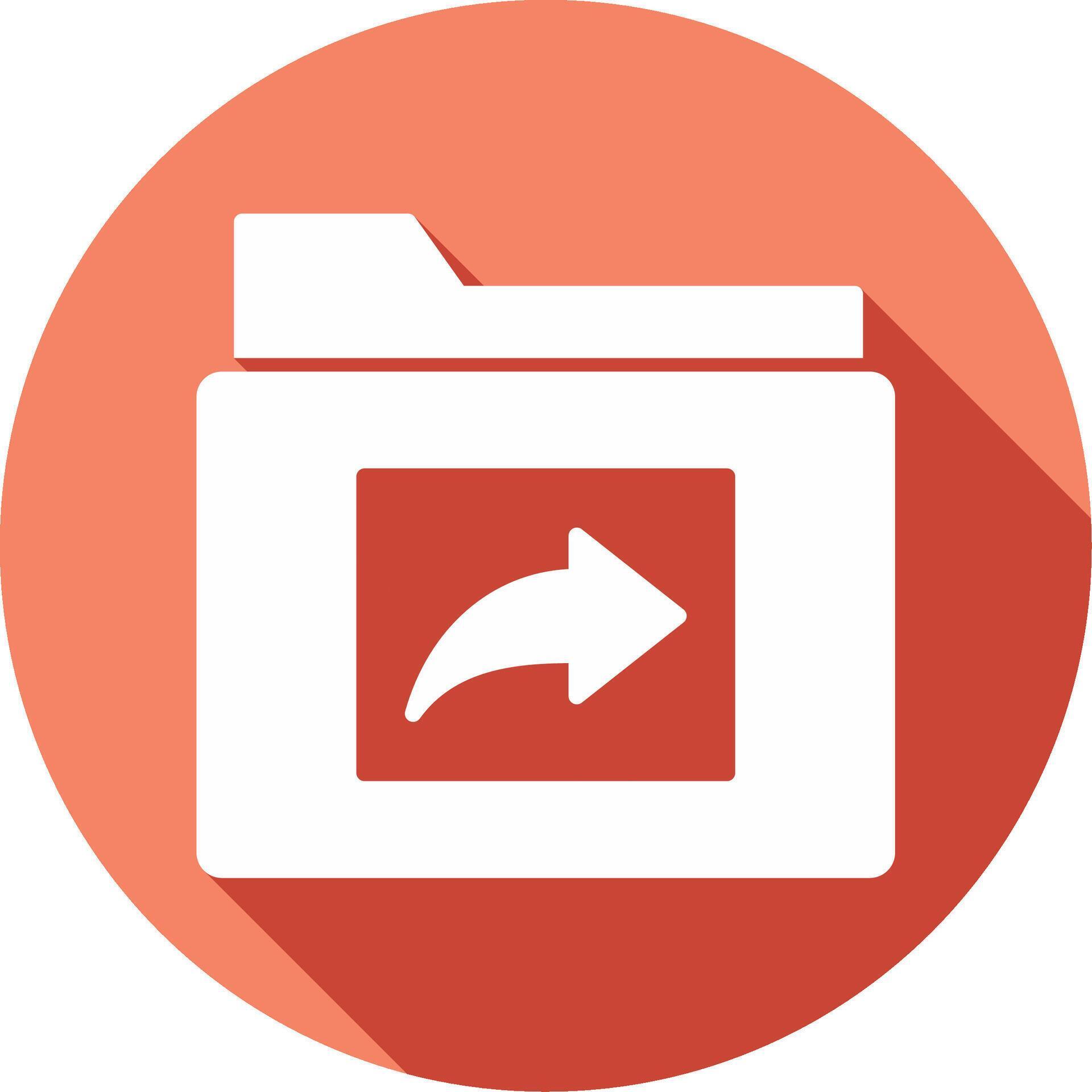 Folder Share Vector Icon 39436721 Vector Art at Vecteezy