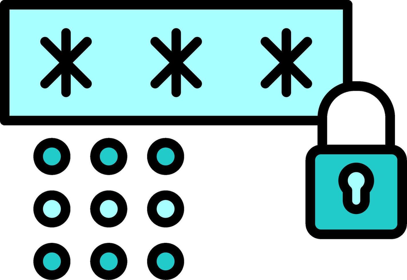 Passcode Vector Icon 39436862 Vector Art at Vecteezy