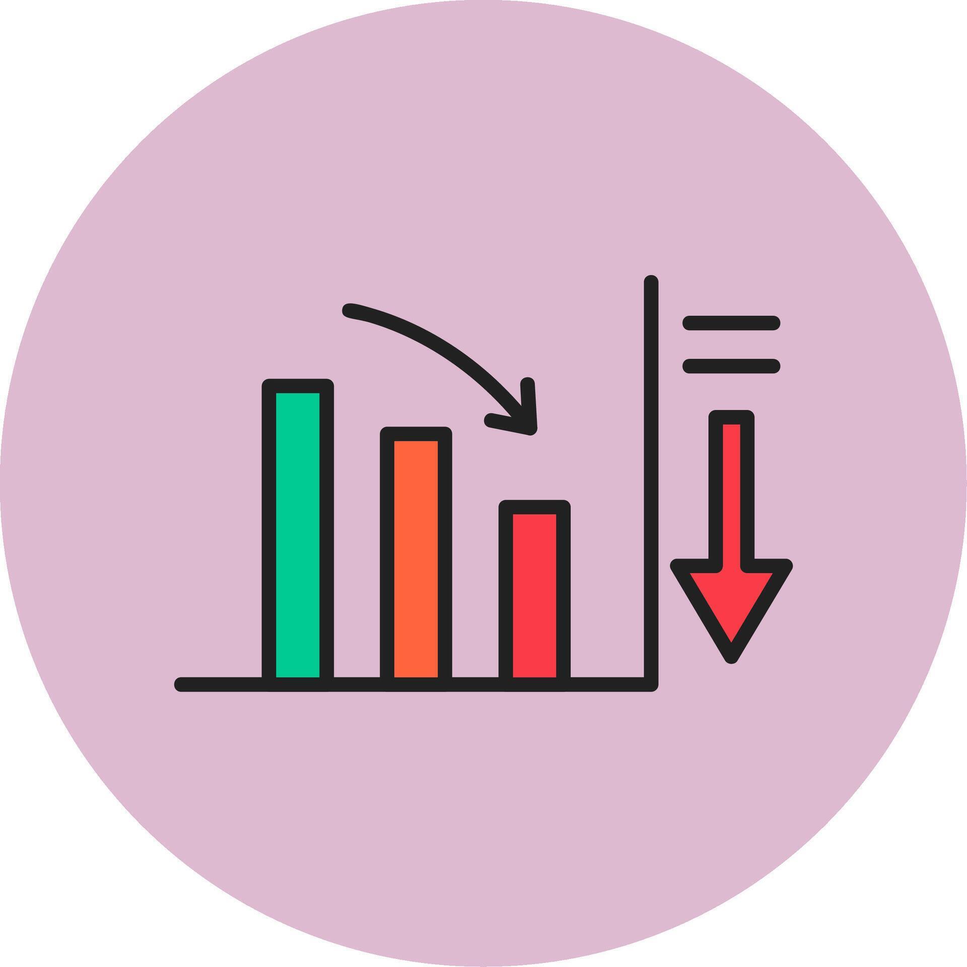 Decrease Vector Icon 39444734 Vector Art at Vecteezy