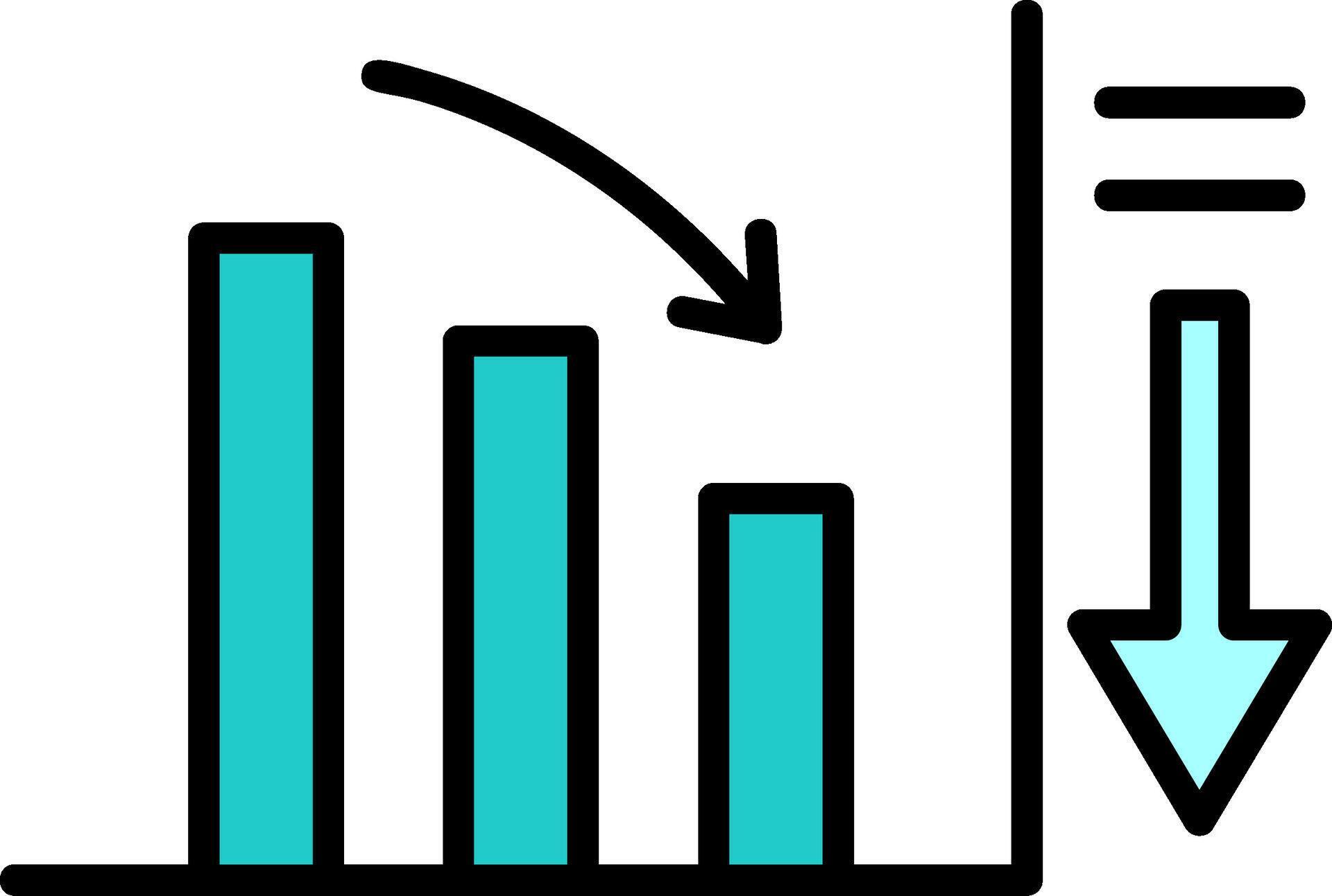 Decrease Vector Icon 39448652 Vector Art at Vecteezy