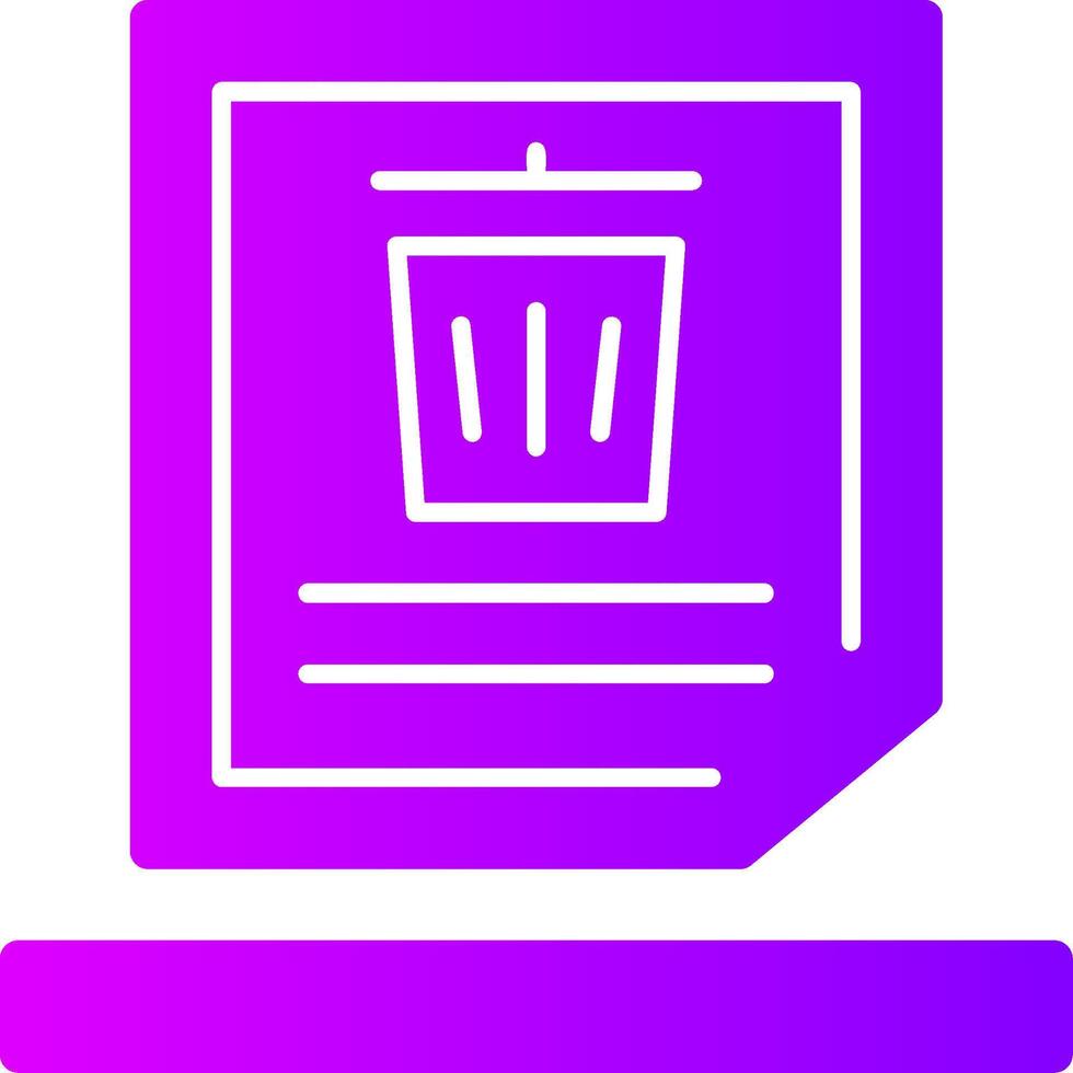 Delete Solid Multi Gradient Icon 39460738 Vector Art at Vecteezy