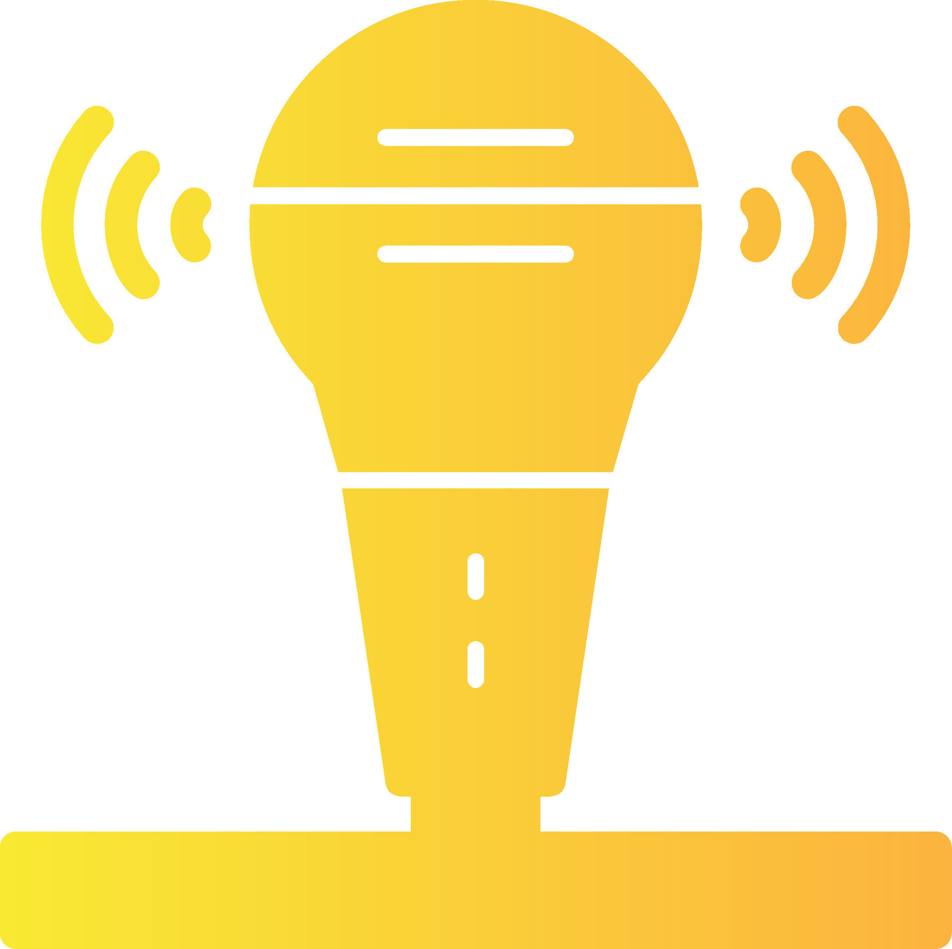 Microphone Solid Multi Gradient Icon 39461382 Vector Art at Vecteezy