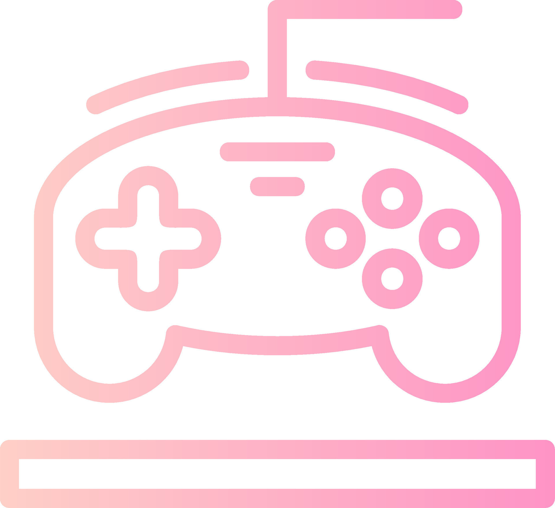 Game controller Linear Gradient Icon 39461521 Vector Art at Vecteezy