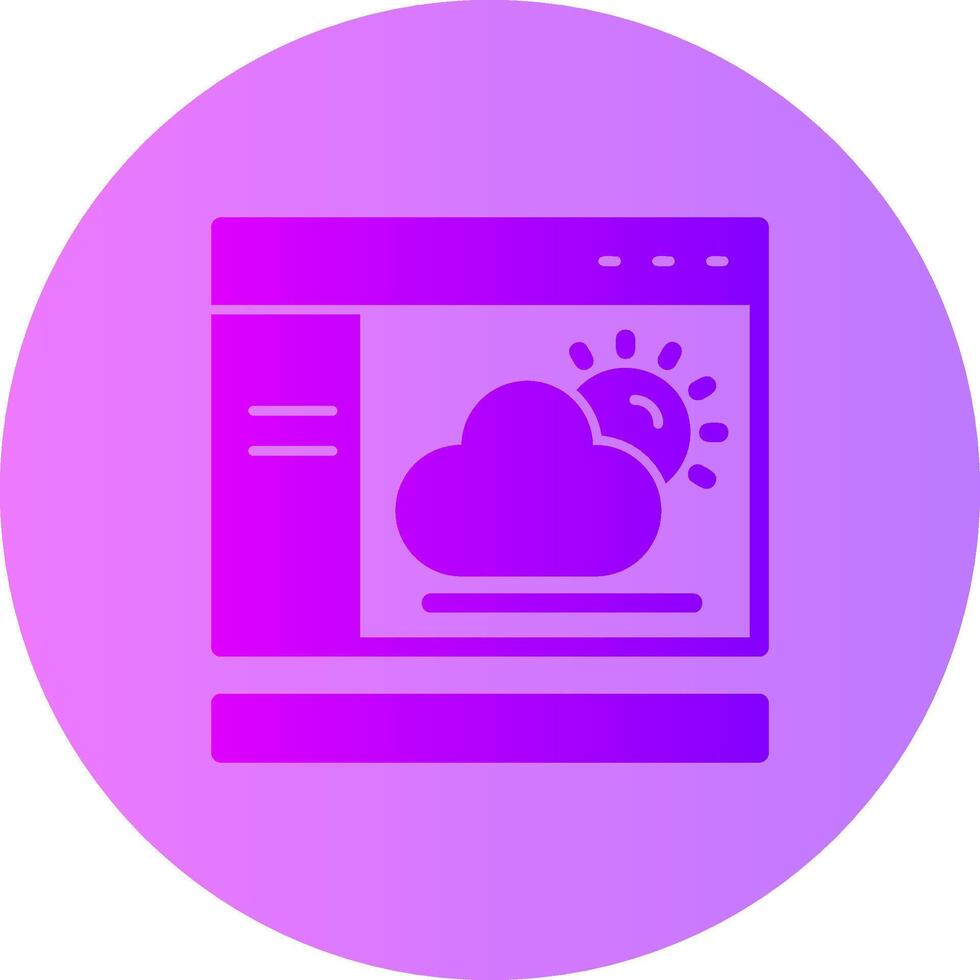 Weather Gradient Circle Icon 39461831 Vector Art at Vecteezy