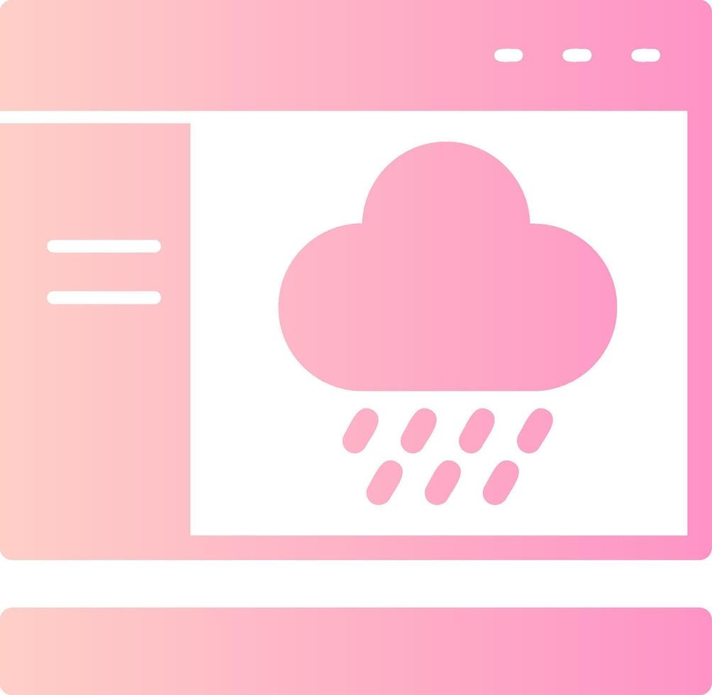 Rain Solid Multi Gradient Icon 39461909 Vector Art at Vecteezy