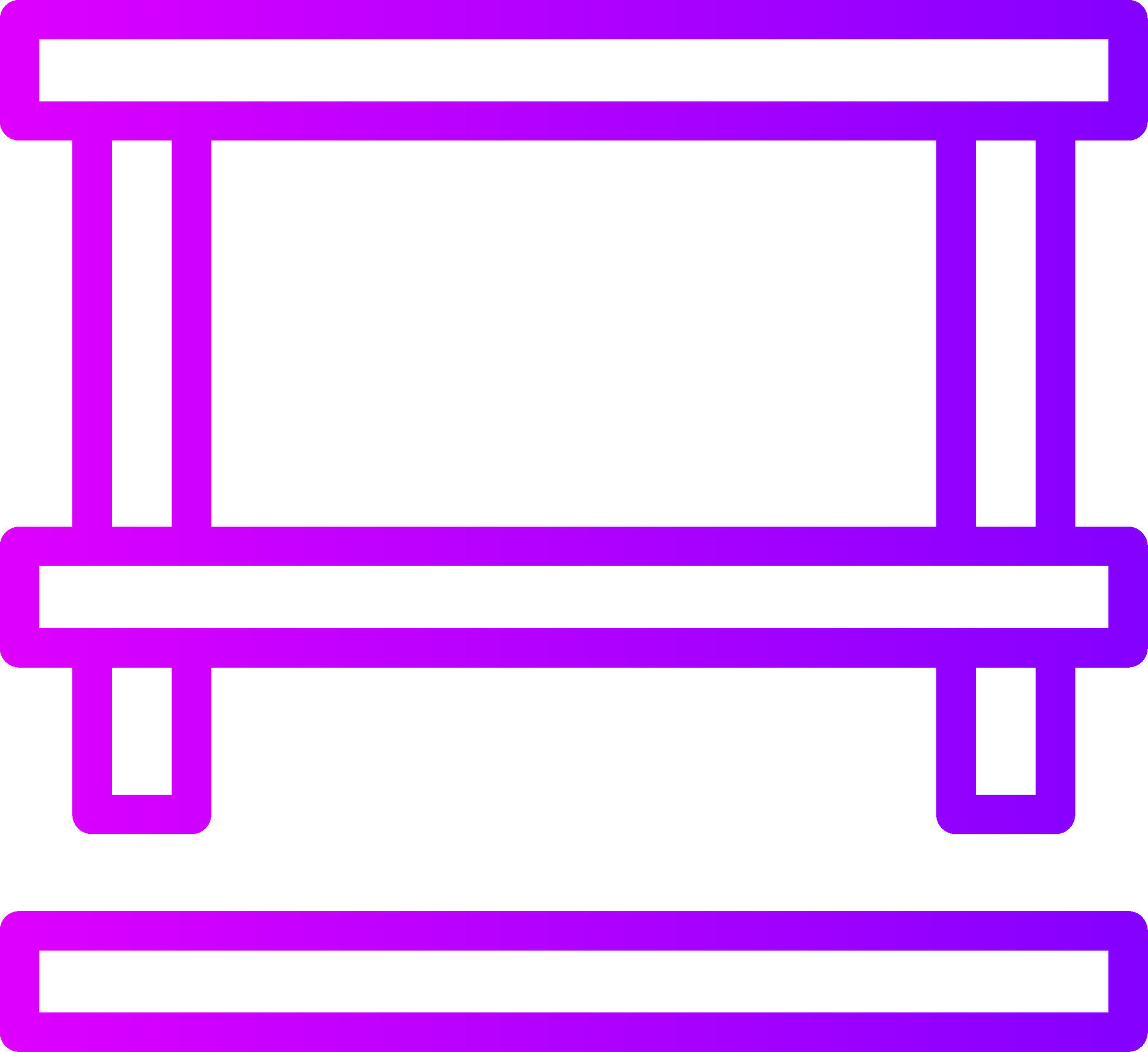 Table Linear Gradient Icon 39462708 Vector Art at Vecteezy
