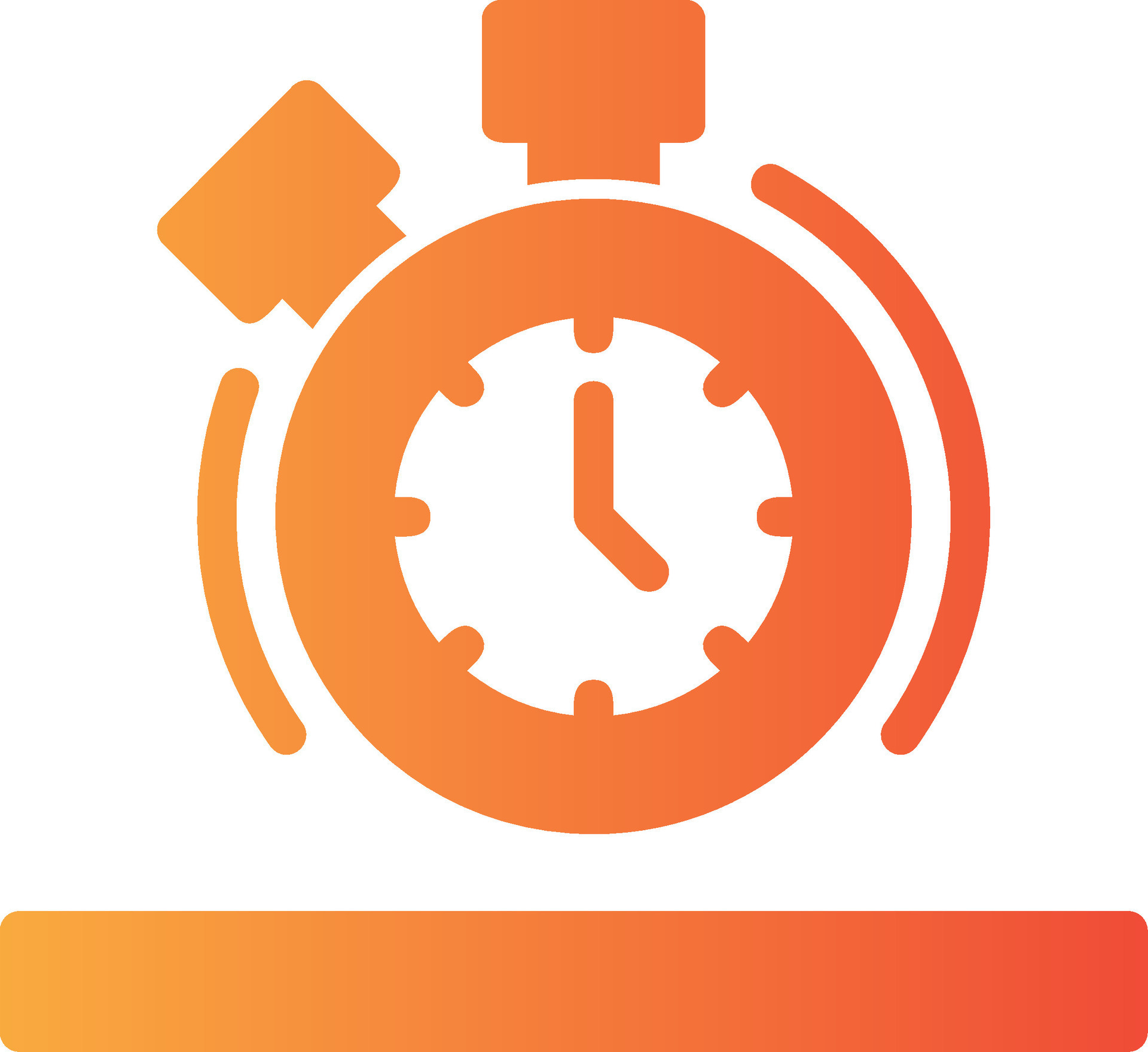 Stopwatch Solid Multi Gradient Icon 39463042 Vector Art at Vecteezy