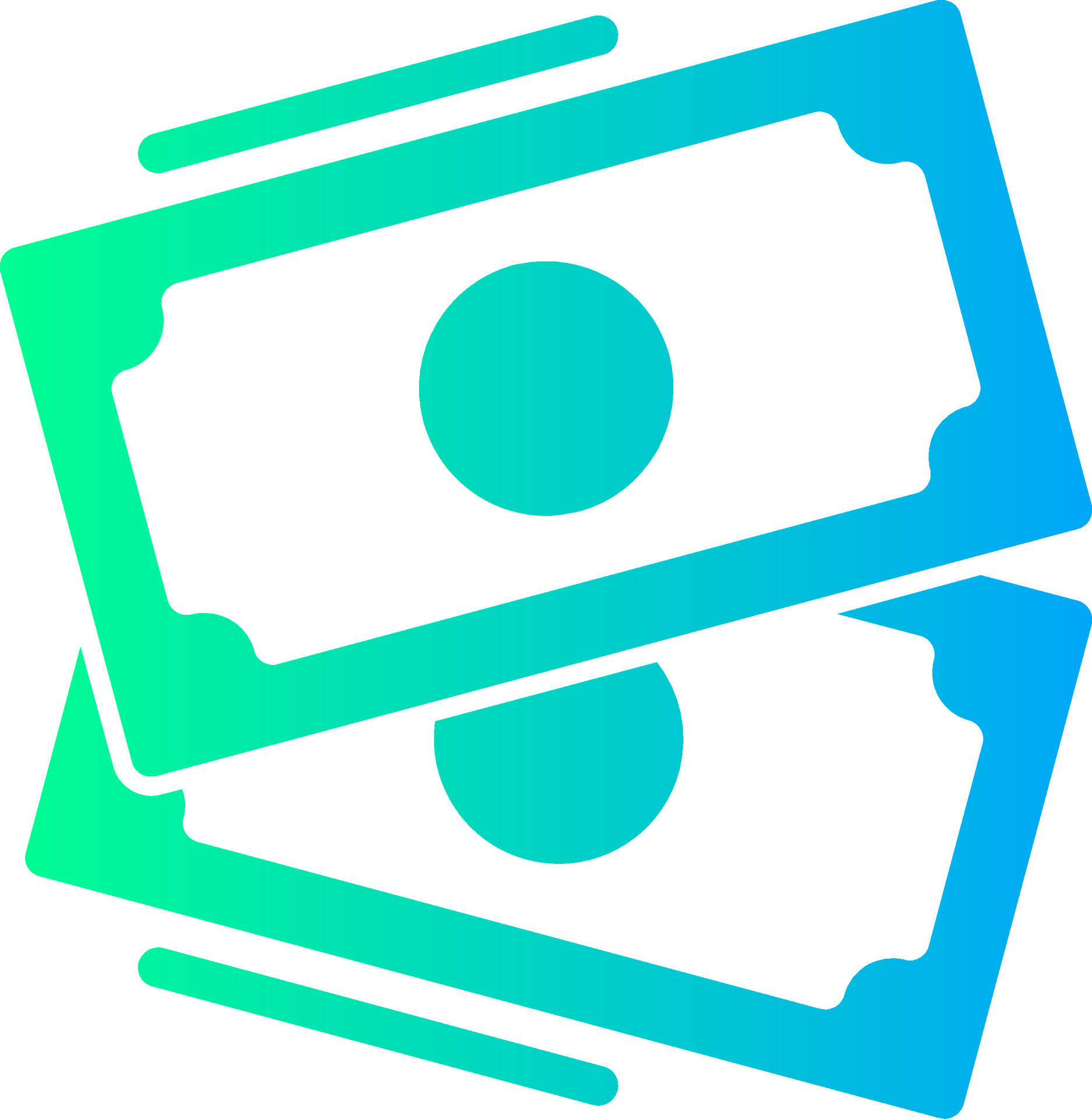 Banknote Solid Multi Gradient Icon 39464291 Vector Art at Vecteezy