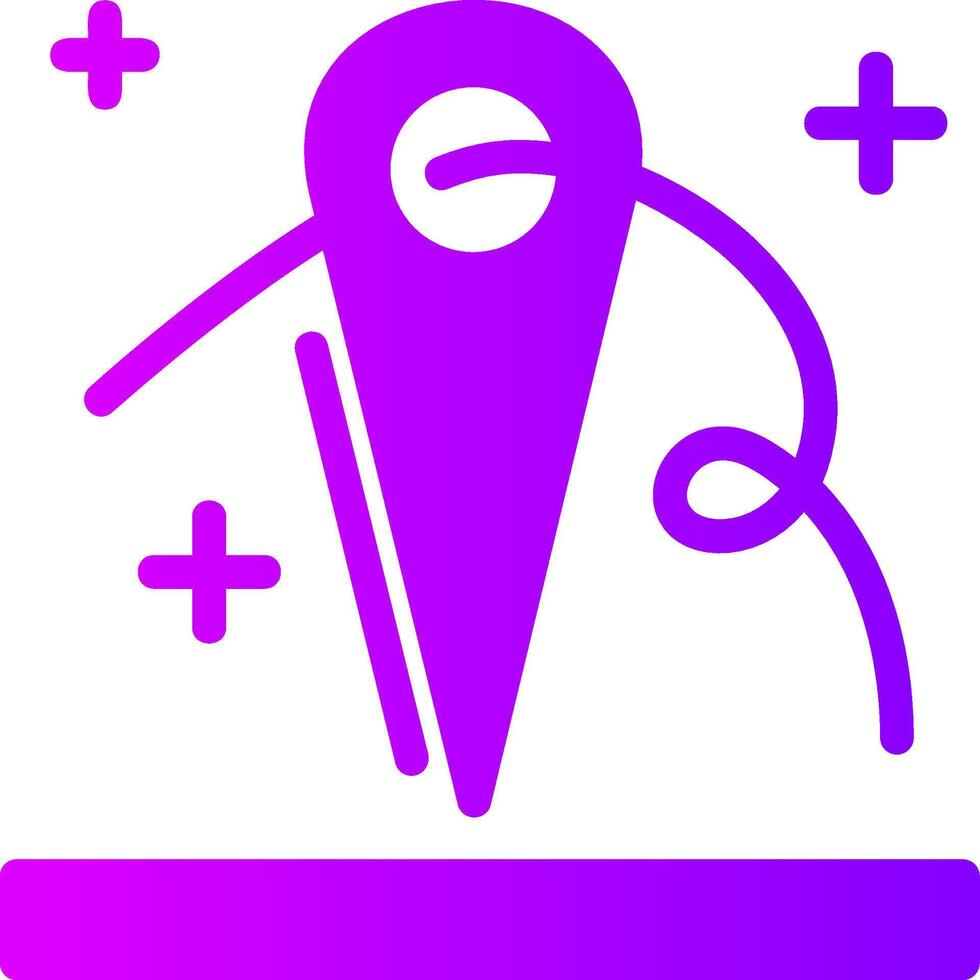 Needle and thread Solid Multi Gradient Icon 39466028 Vector Art at Vecteezy