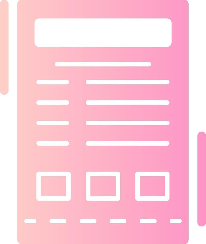 Receipt Solid Multi Gradient Icon 39466746 Vector Art at Vecteezy