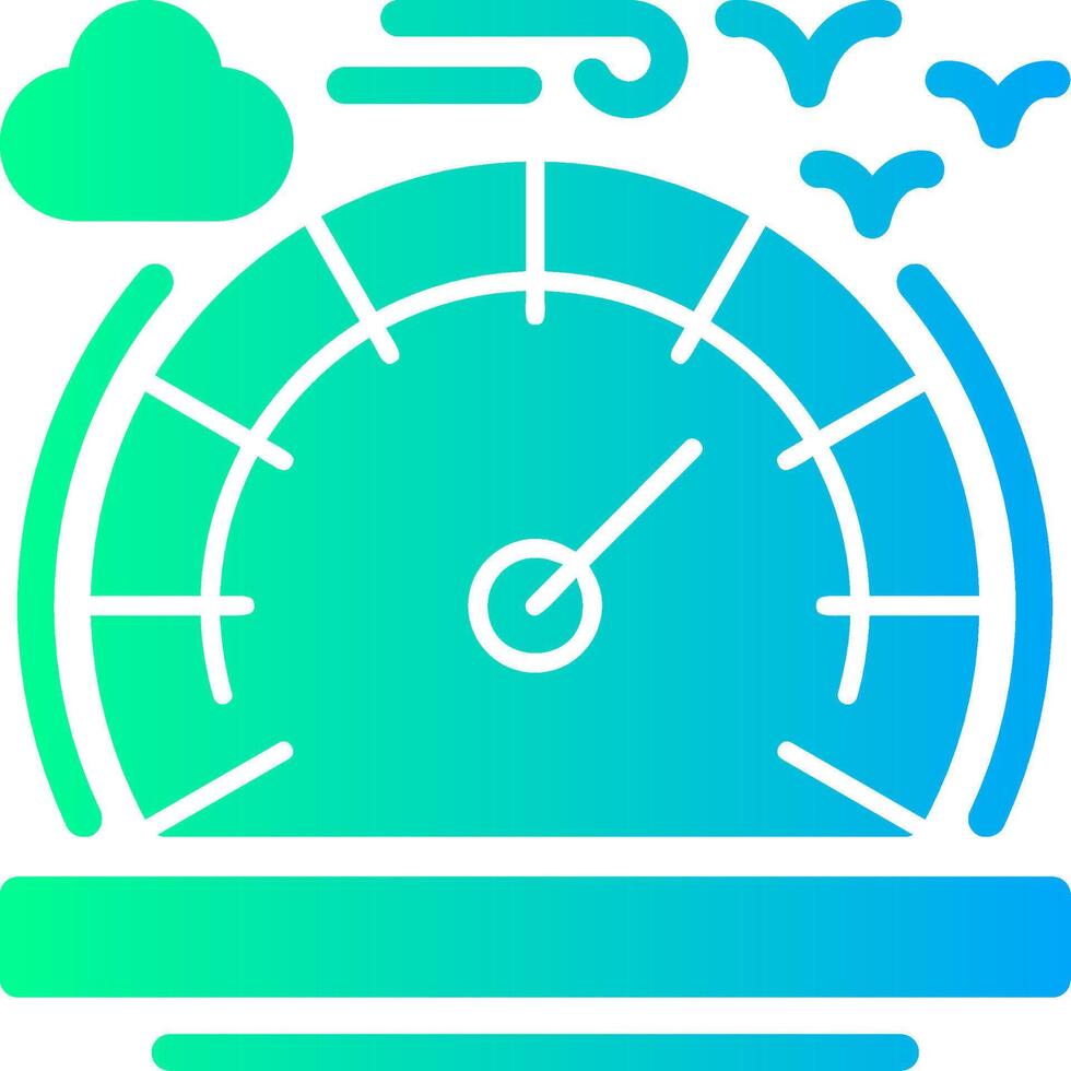 Speedometer Solid Multi Gradient Icon 39469391 Vector Art at Vecteezy