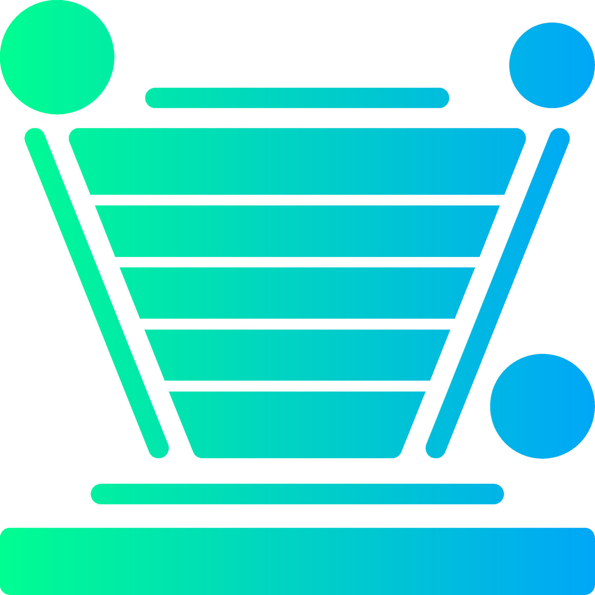Funnel chart Solid Multi Gradient Icon 39471971 Vector Art at Vecteezy
