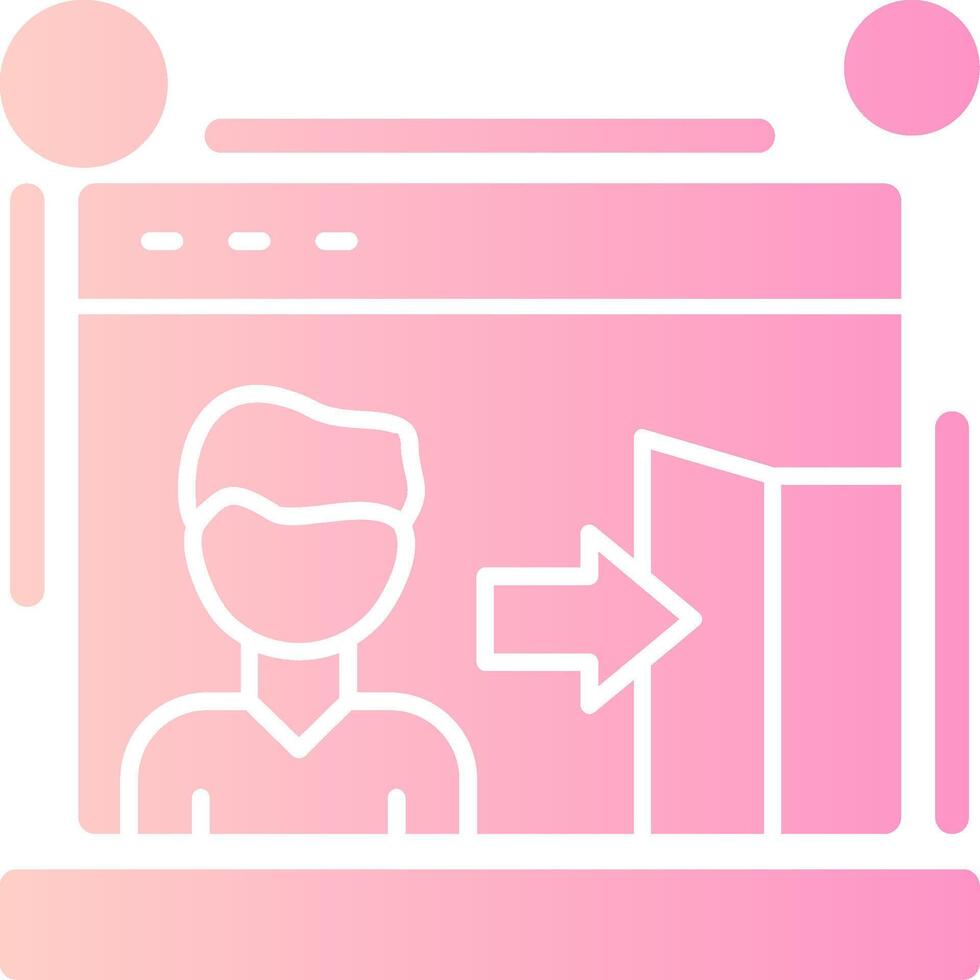 Exit rate Solid Multi Gradient Icon 39472178 Vector Art at Vecteezy