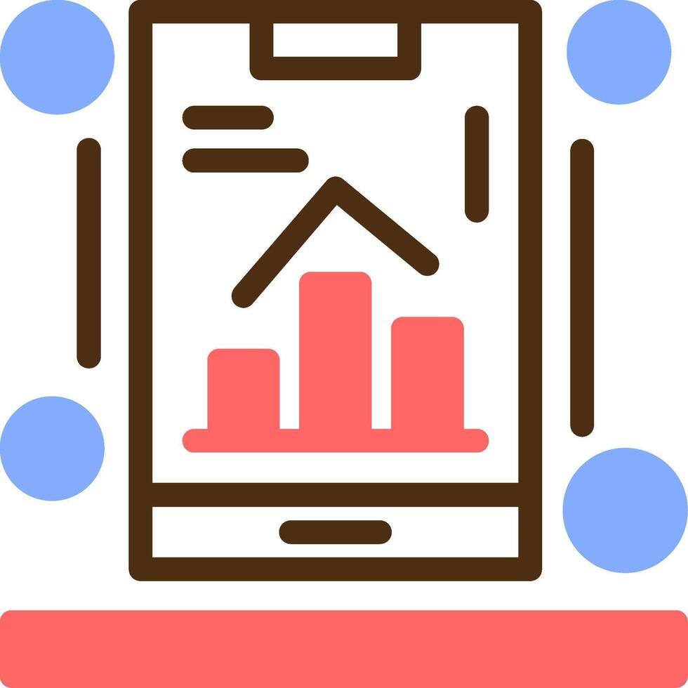 Mobile App Analytics Color Filled Icon 39472689 Vector Art At Vecteezy