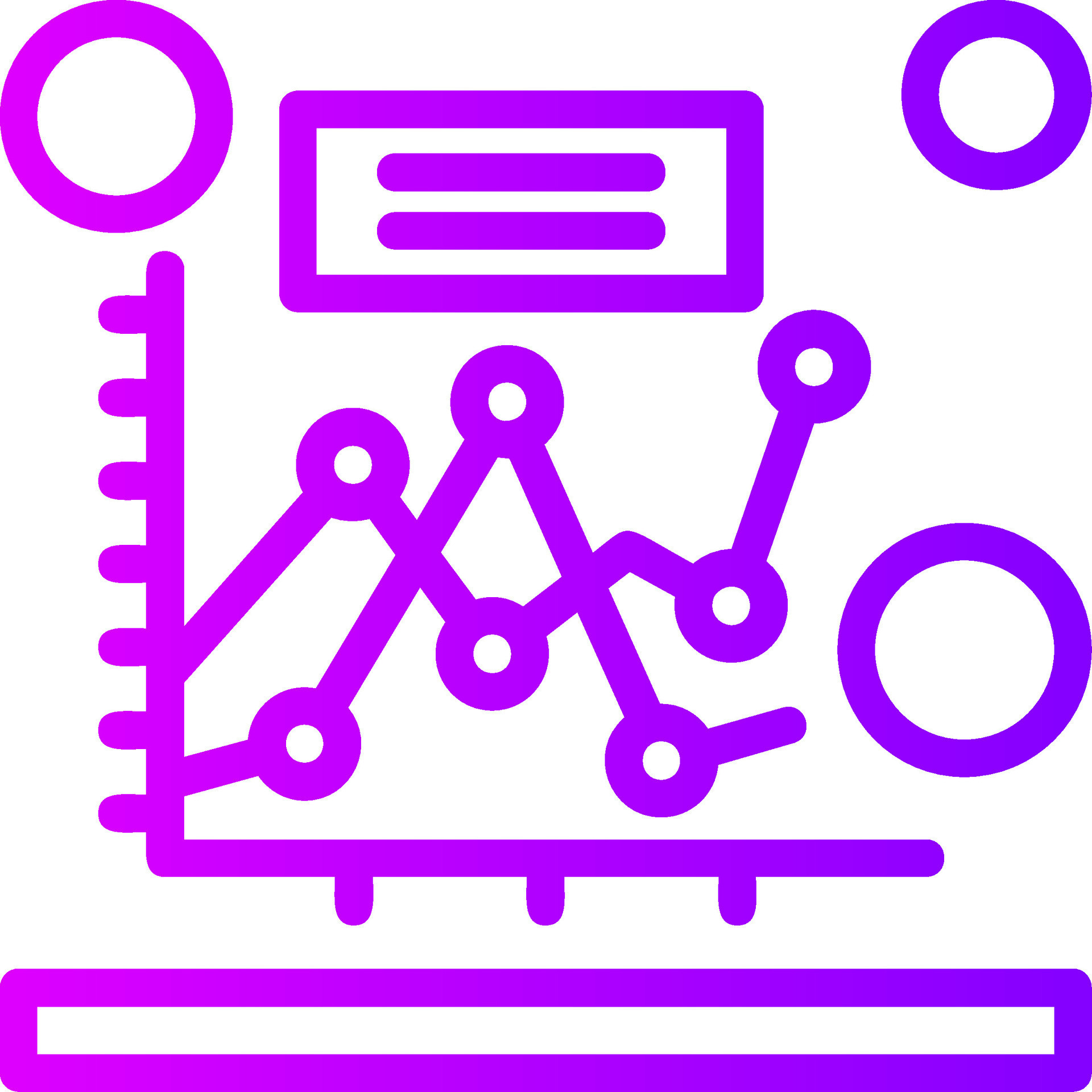 Competition analysis Linear Gradient Icon 39472845 Vector Art at Vecteezy