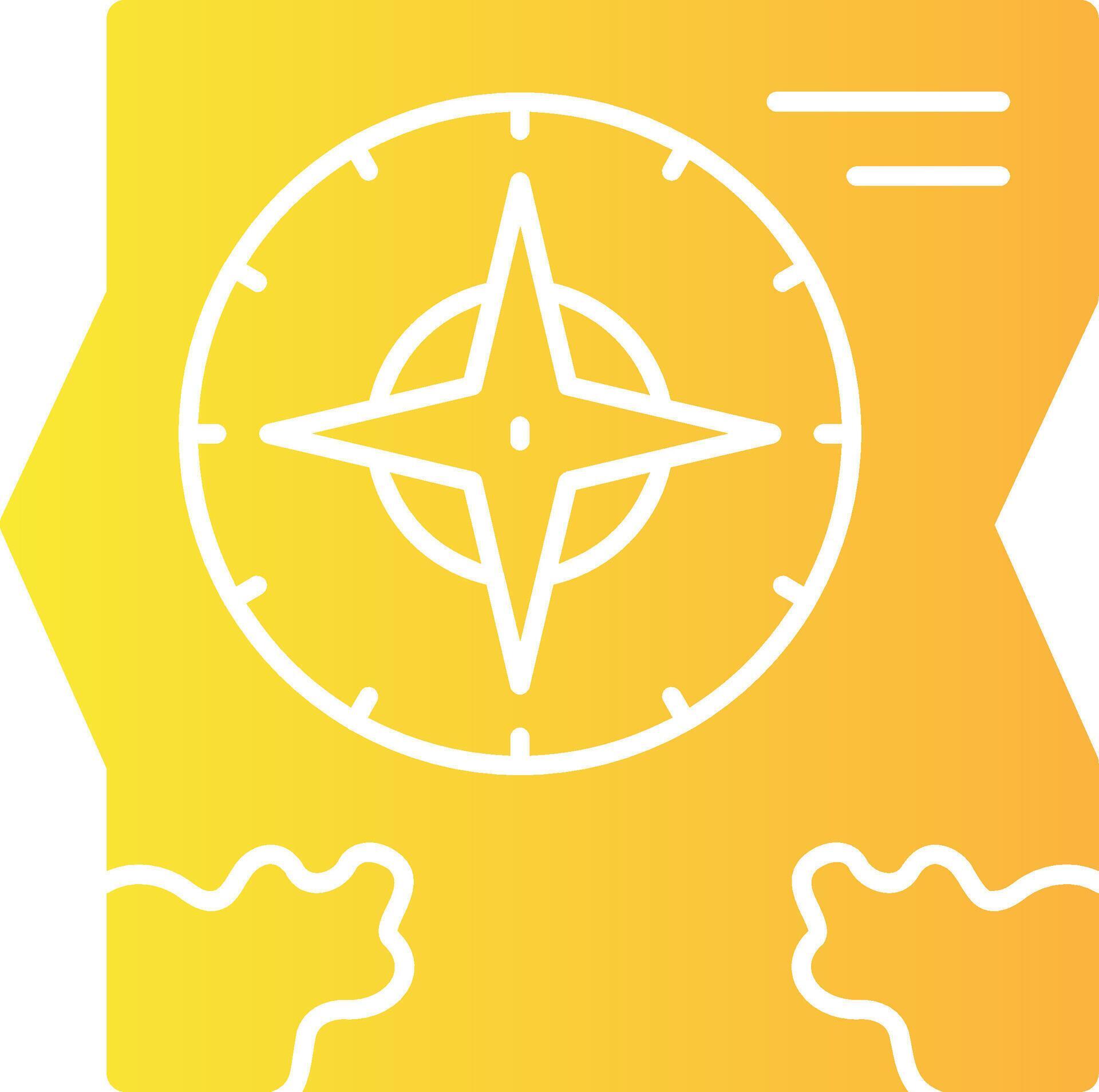 Map and compass Solid Multi Gradient Icon 39474492 Vector Art at Vecteezy