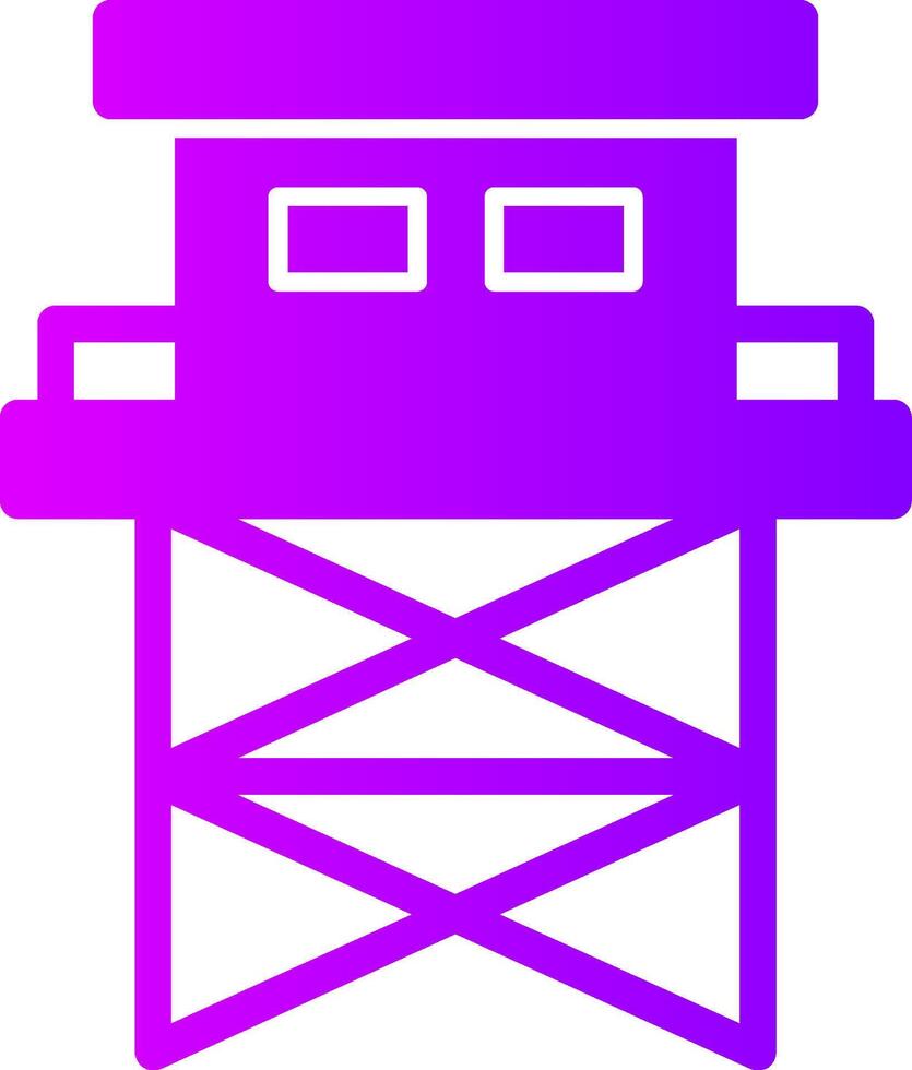 Watchtower Solid Multi Gradient Icon 39475671 Vector Art at Vecteezy